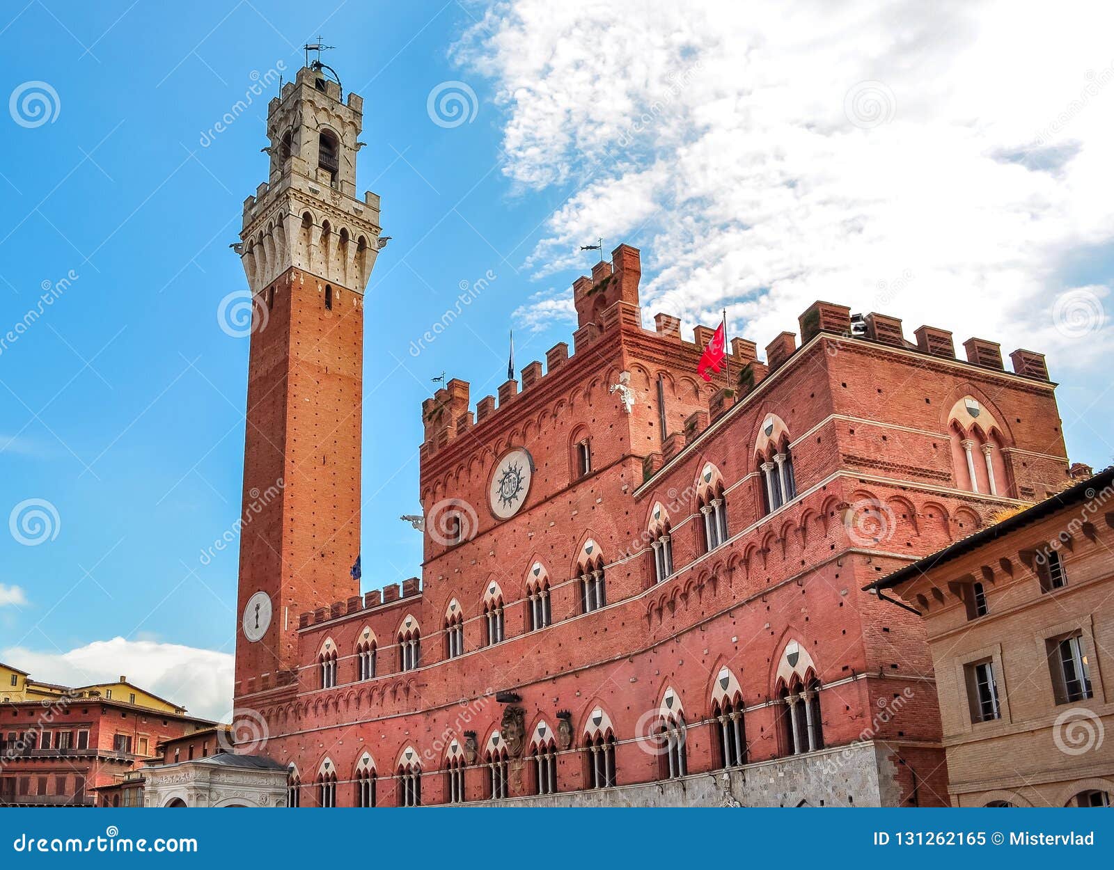 Siena Town hall, Italy stock image. Image of cathedral - 131262165