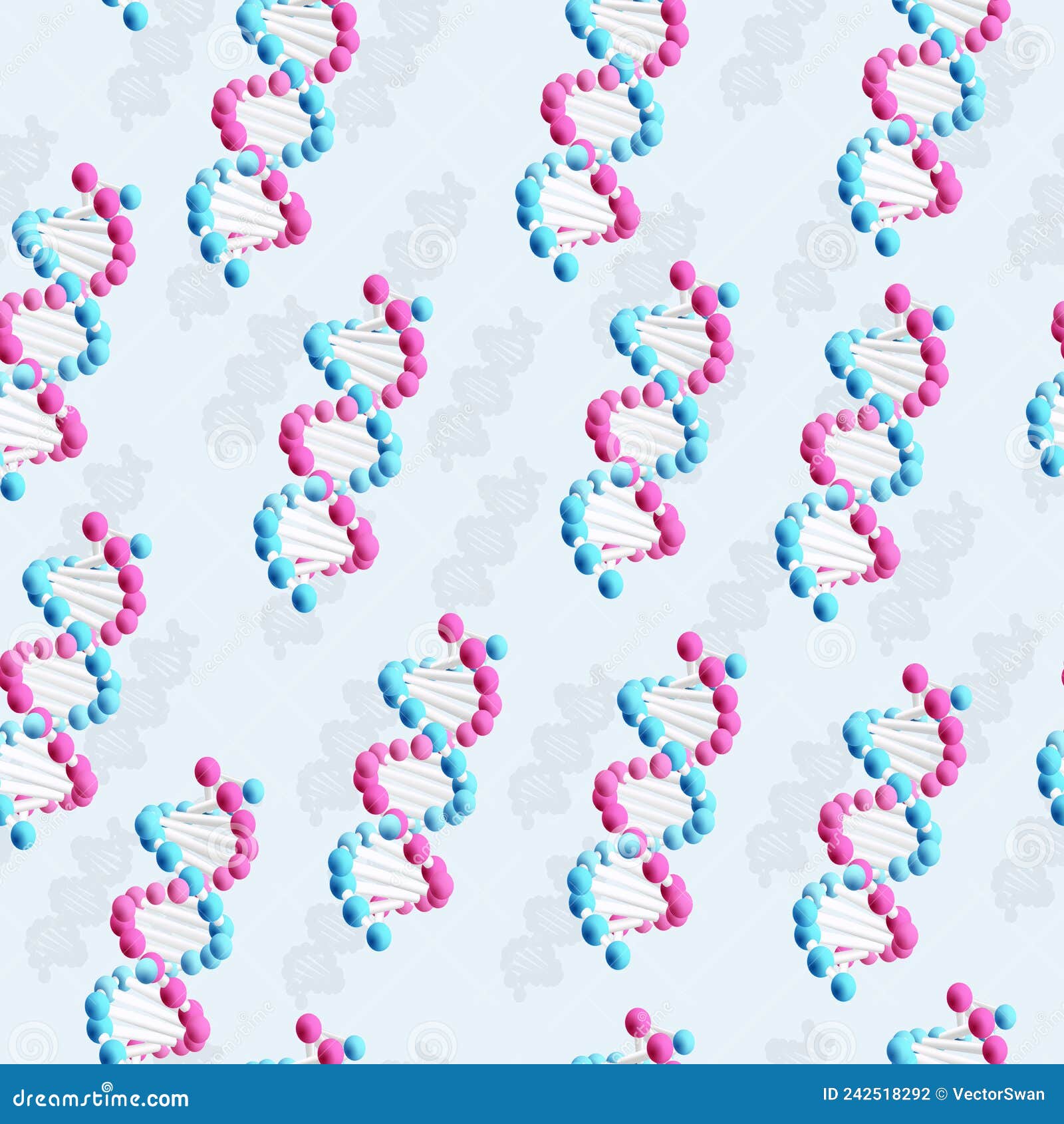 Sience DNA pattern stock vector. Illustration of white - 242518292