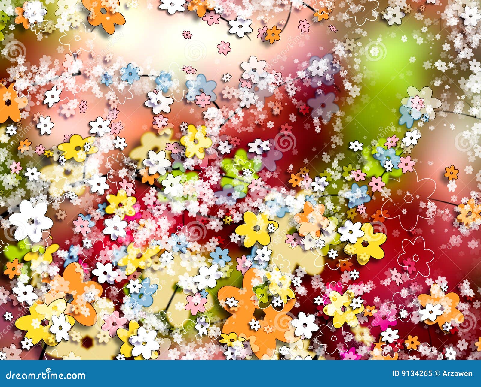 Sier Achtergrond En Behang Van Bloemen Royalty-vrije Stock Foto ...