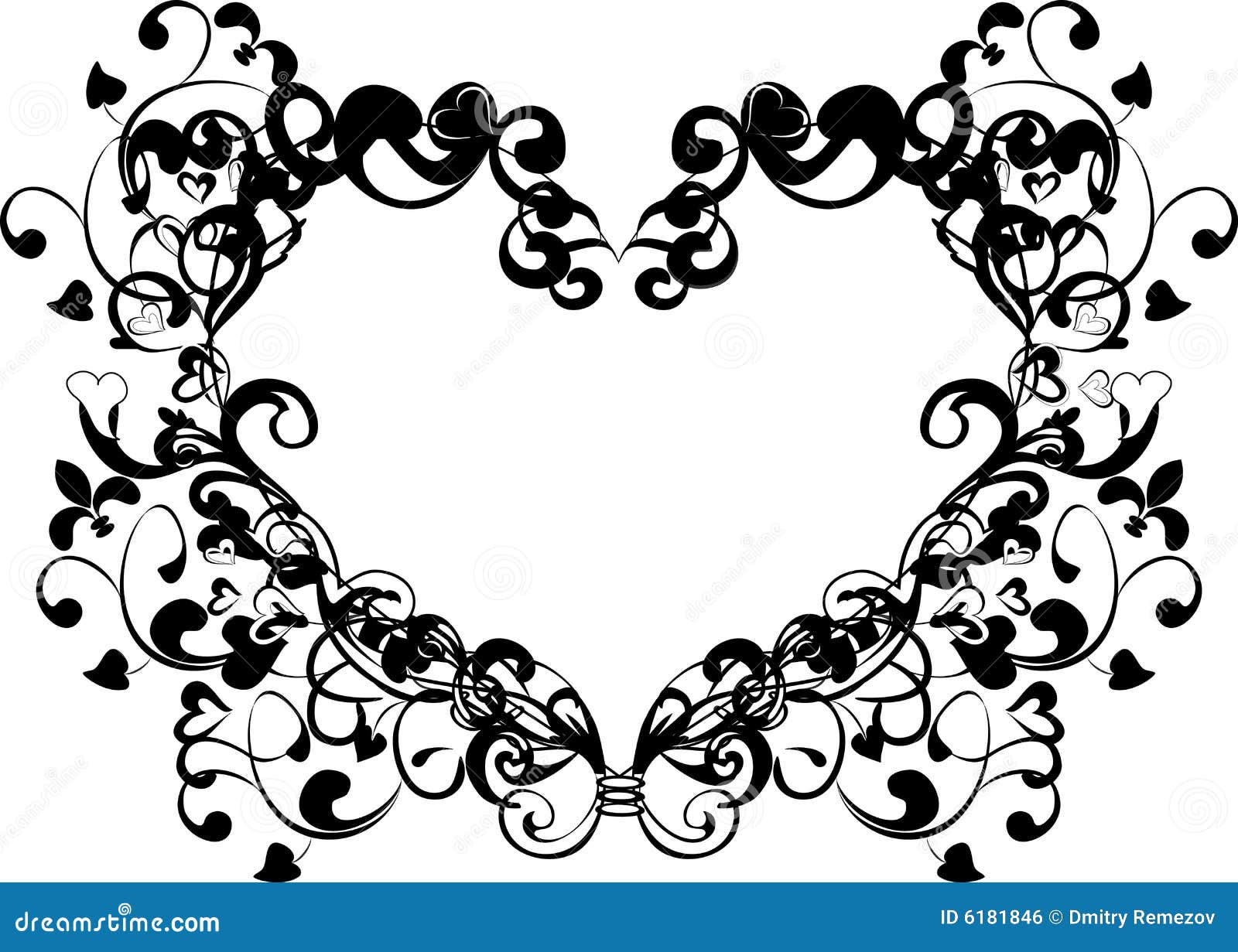 Sier hart-vorm vector illustratie. Illustration of pictogrammen - 6181846