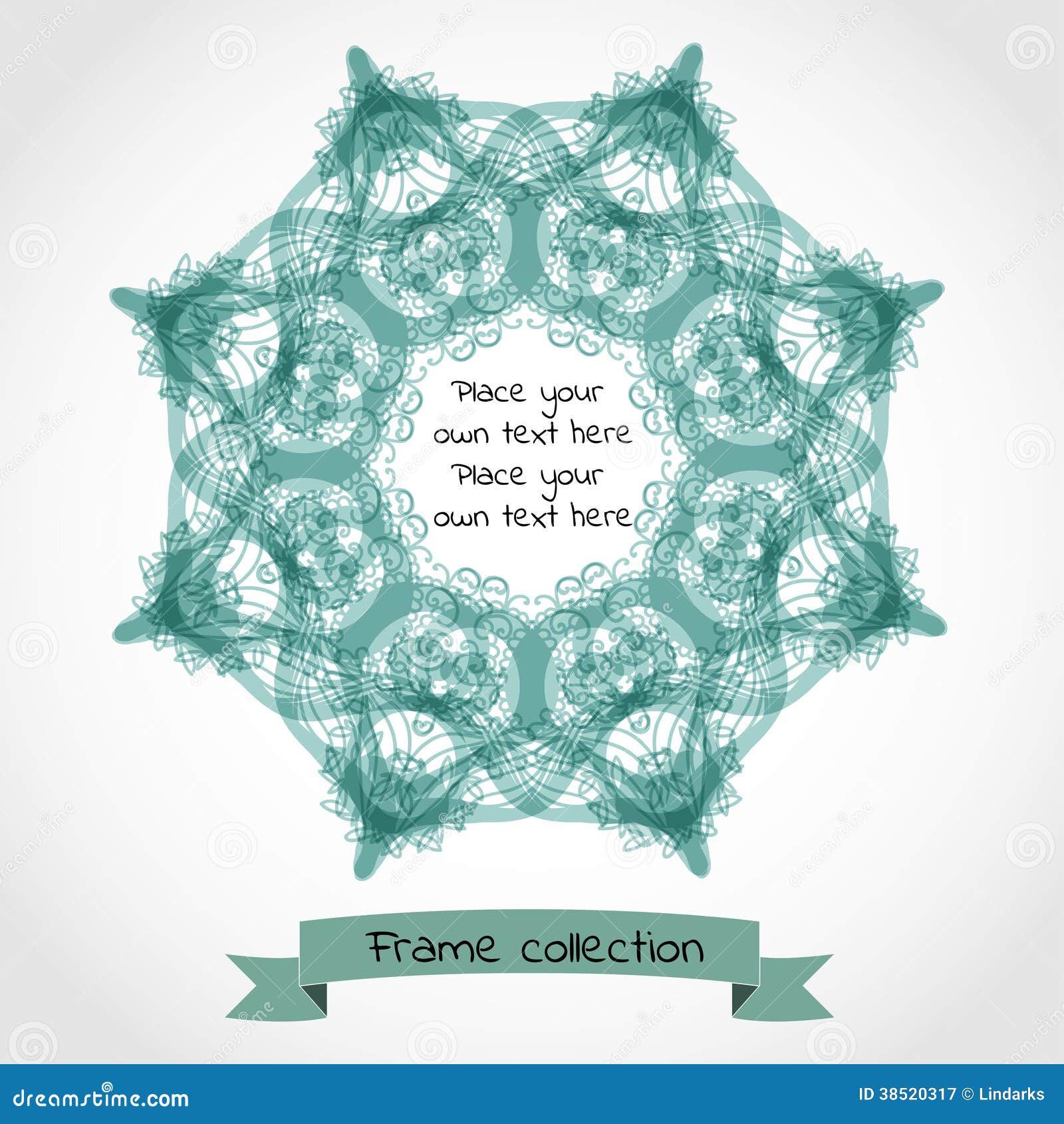 Sier retro kader vector illustratie. Illustration of element - 38520317