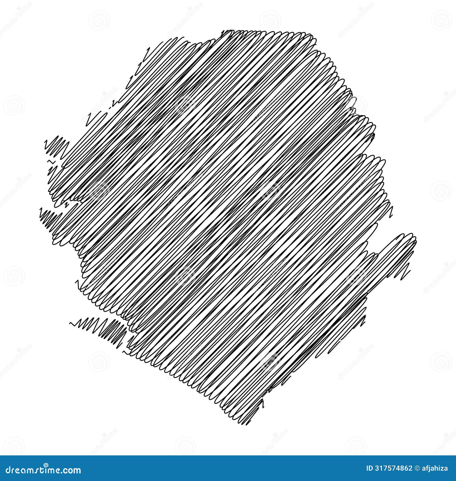 Sierra Leone Thread Map Line Vector Illustration Stock Vector ...