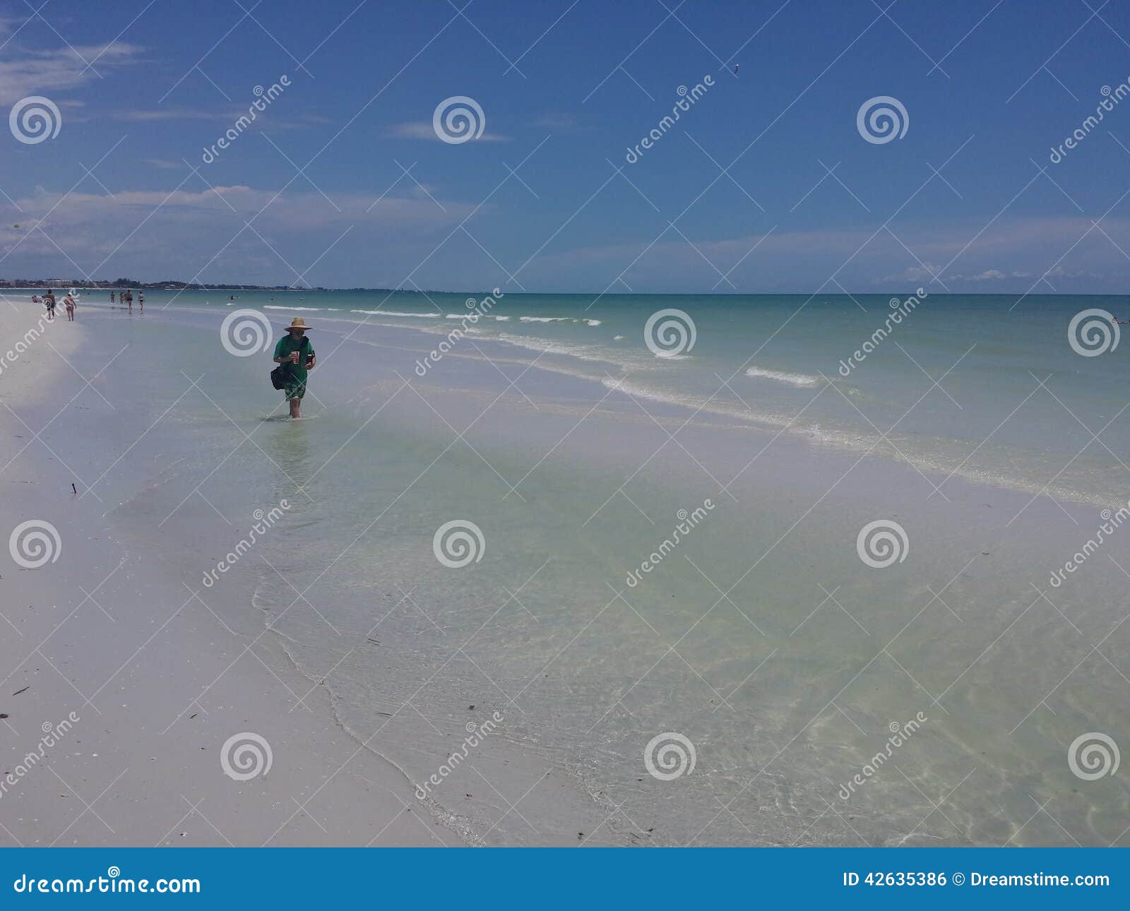Siesta key beach editorial photo. Image of tide, shore - 42635386