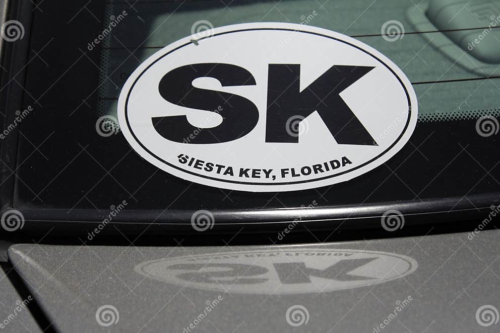 Siesta Key Sticker editorial stock photo. Image of editorial - 37655448