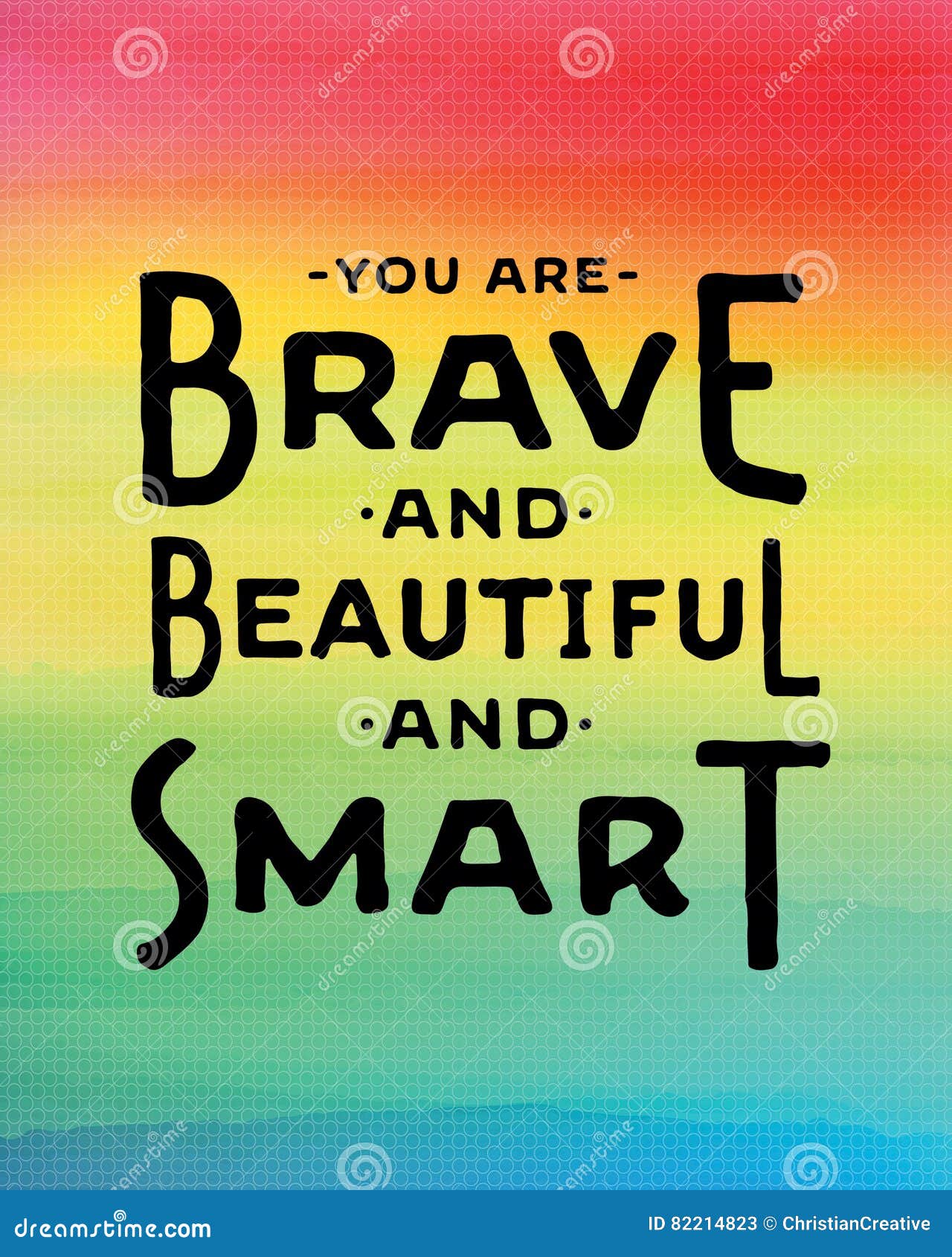 Siete Coraggioso E Bello Ed Astuto Illustrazione di Stock ...