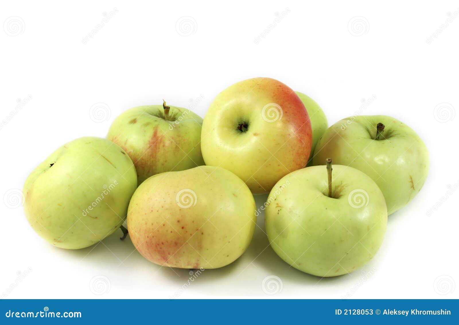 Siete manzanas imagen de archivo. Imagen de fruta, alimento - 2128053