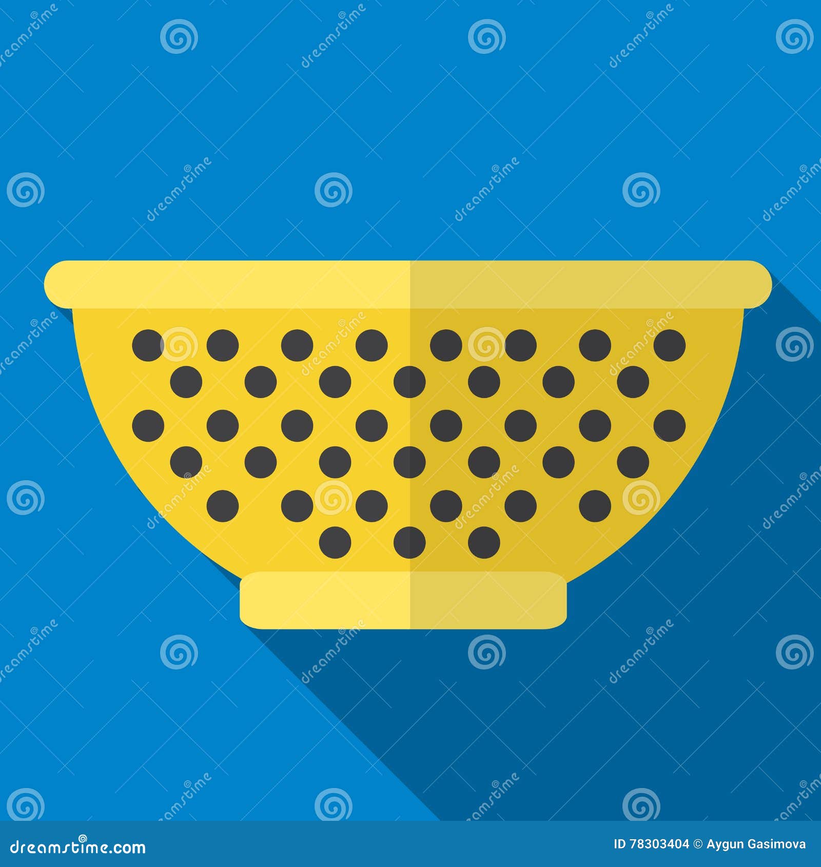 Sieve icon illustration stock vector. Illustration of element - 78303404