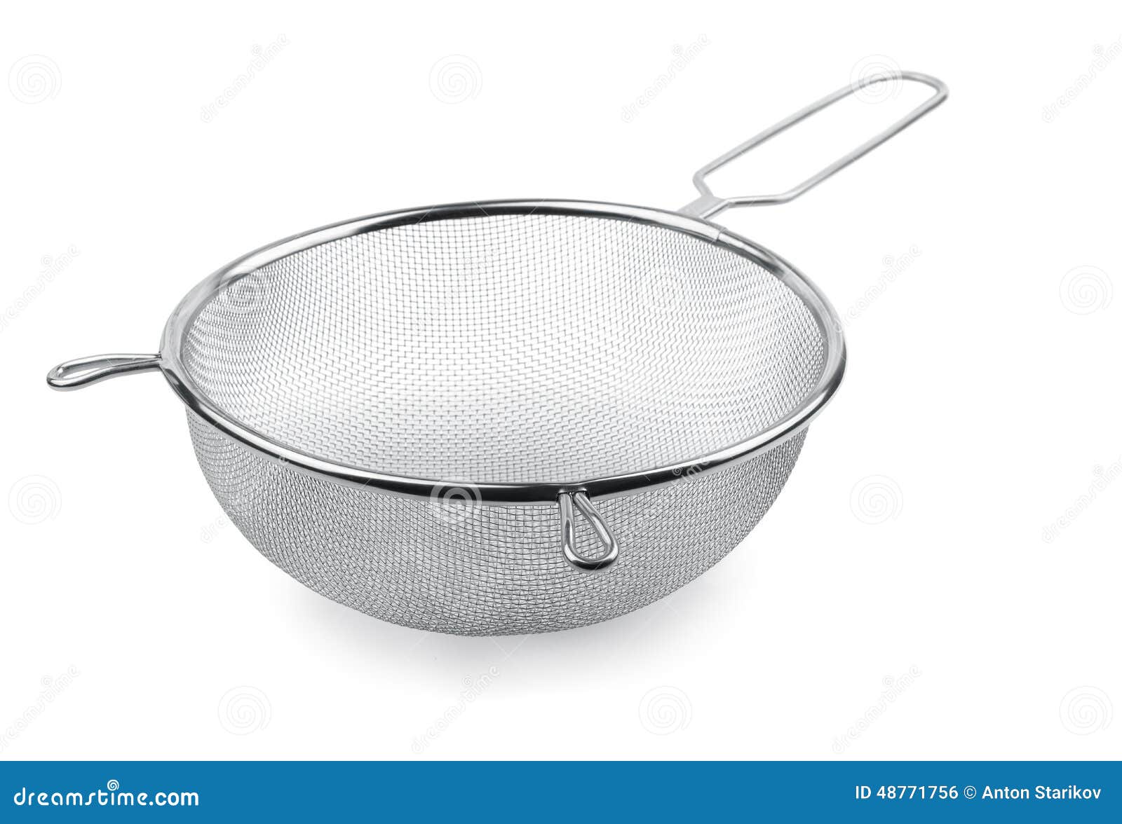 Sieve stock photo. Image of object, metallic, hole, clipping - 48771756