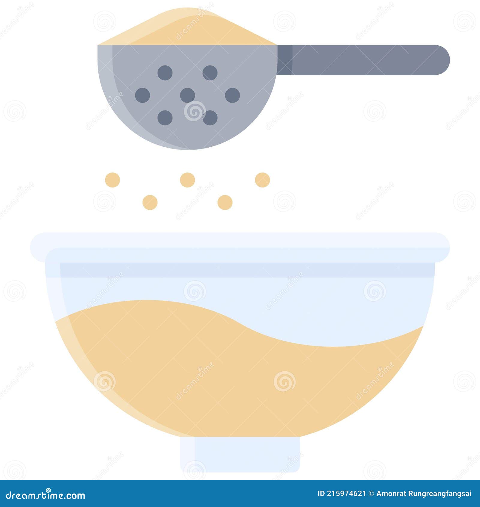 Sieving Icon, Bakery and Baking Related Vector Stock Vector ...