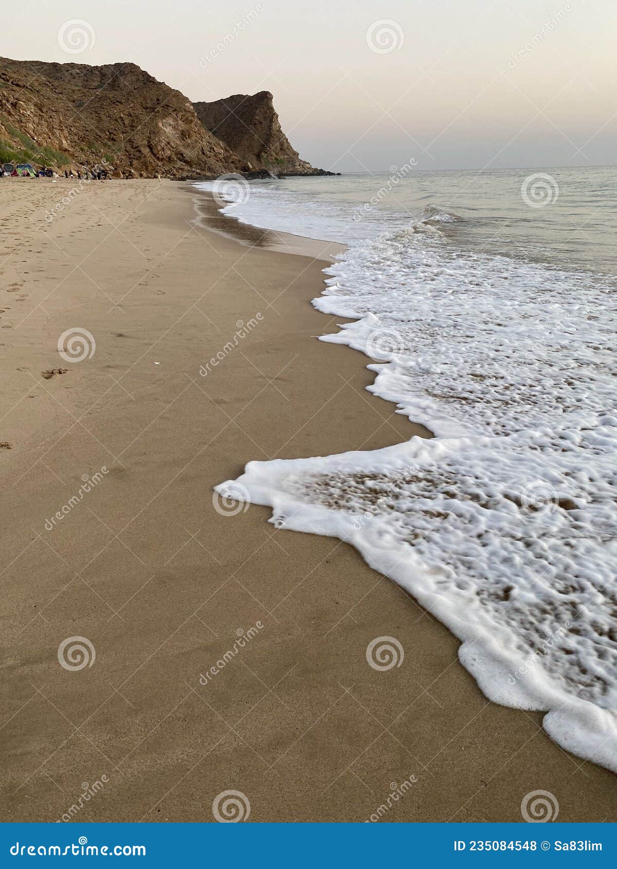 Sifah Beach in Muscat, Oman Stock Photo - Image of beach, cape: 235084548