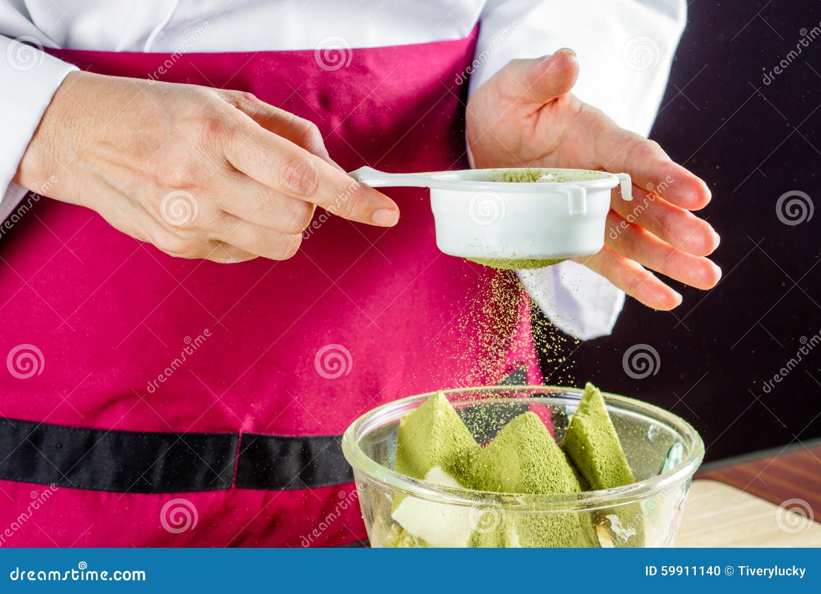 Sifting flour stock photo. Image of sifting, ingredient - 59911140