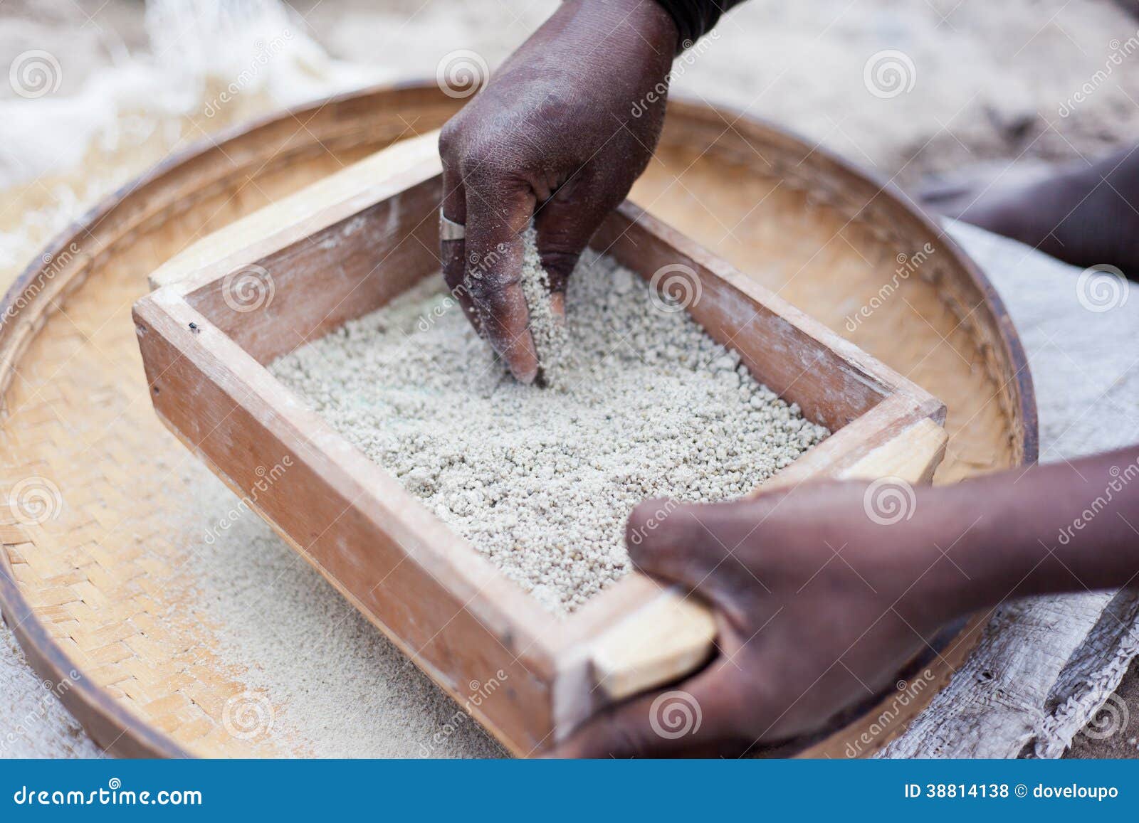 Sifting Grain stock photo. Image of natural, grain, diet - 38814138
