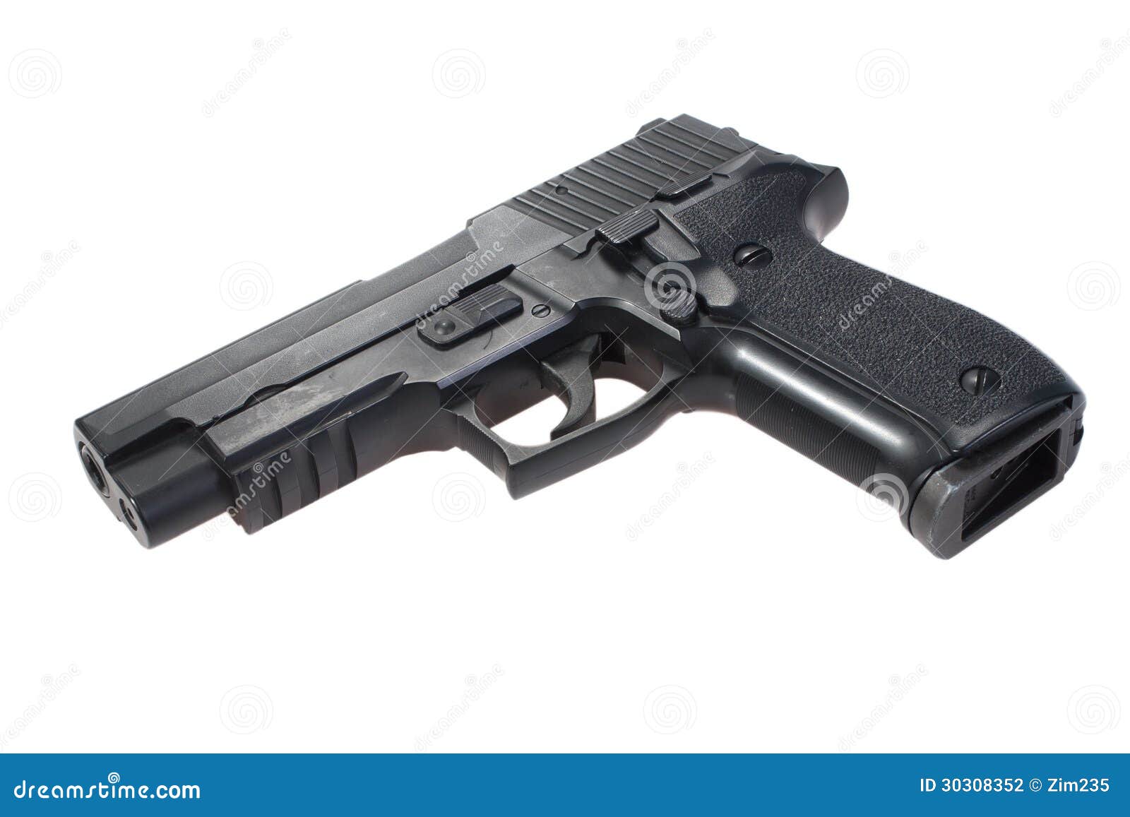 Sig sauer hand gun stock photo. Image of military, armed - 30308352