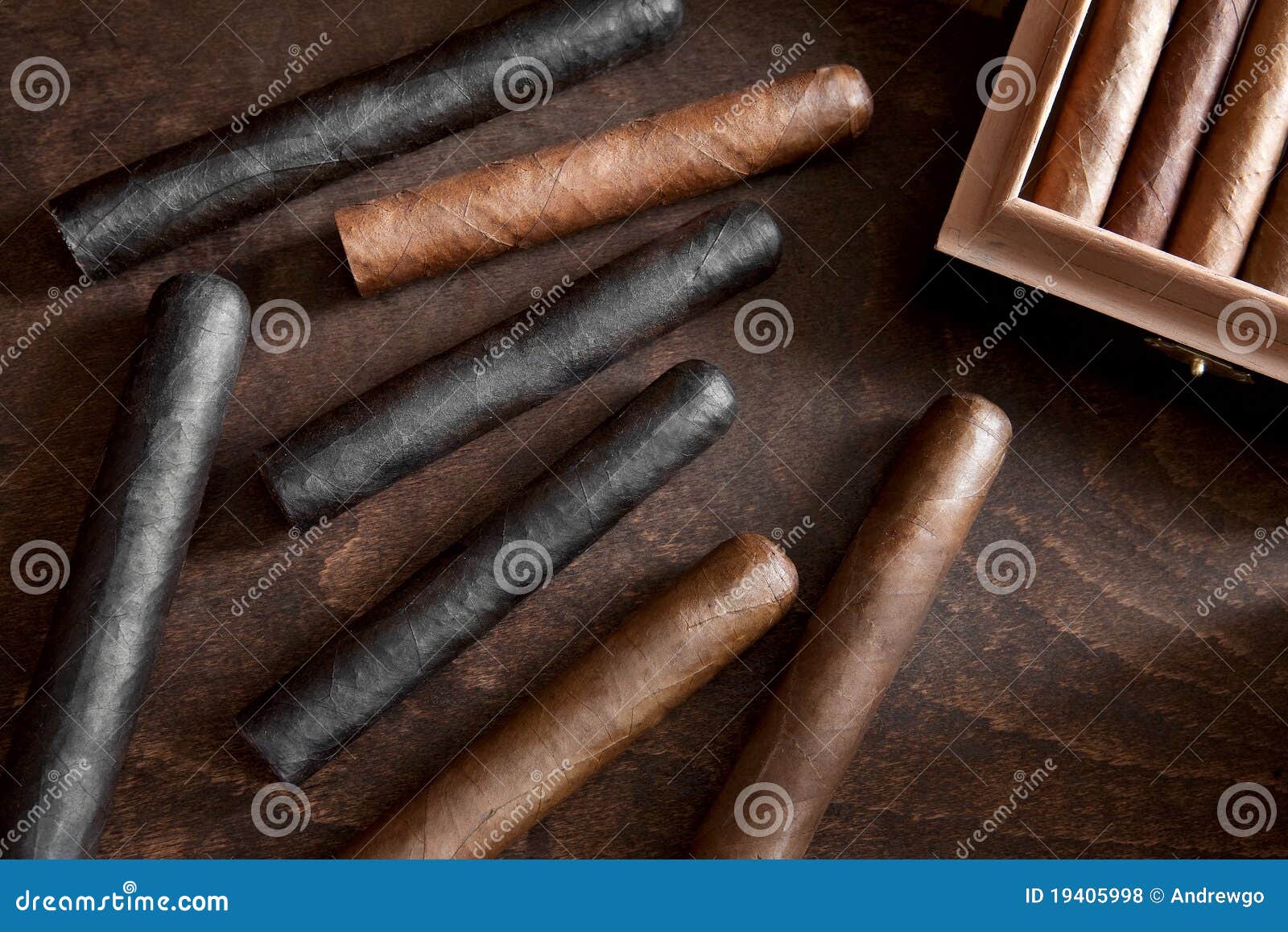 Sigaar stock foto. Image of tabak, geïsoleerd, humidor - 19405998