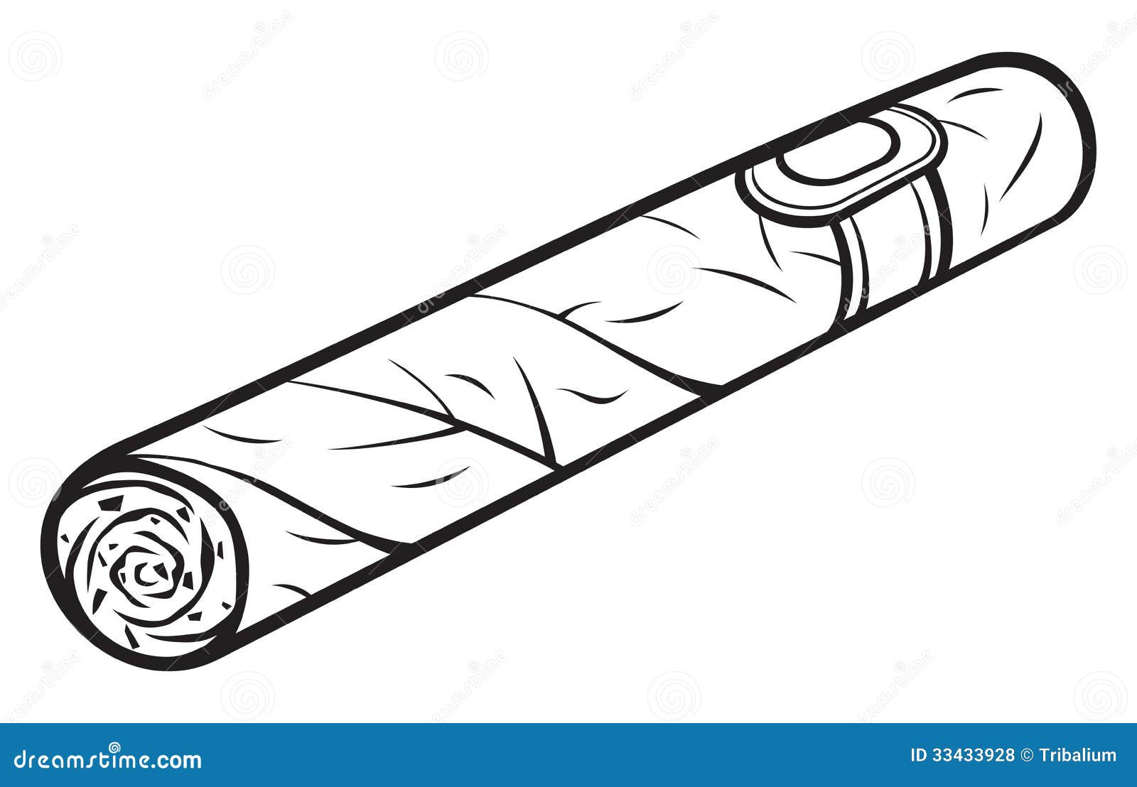 Sigaar vector illustratie. Illustration of humidor, gewassen - 33433928