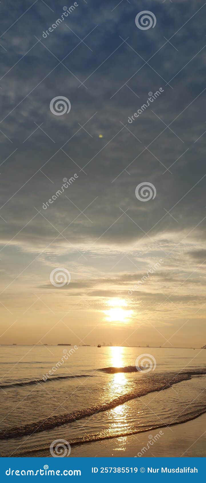 Sigandu Beach, Batang, Central Java, Indonesia Stock Image - Image of ...