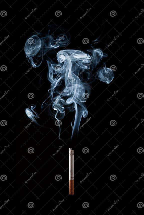 Sigaret smoke stock photo. Image of setting, studiolight - 41311082