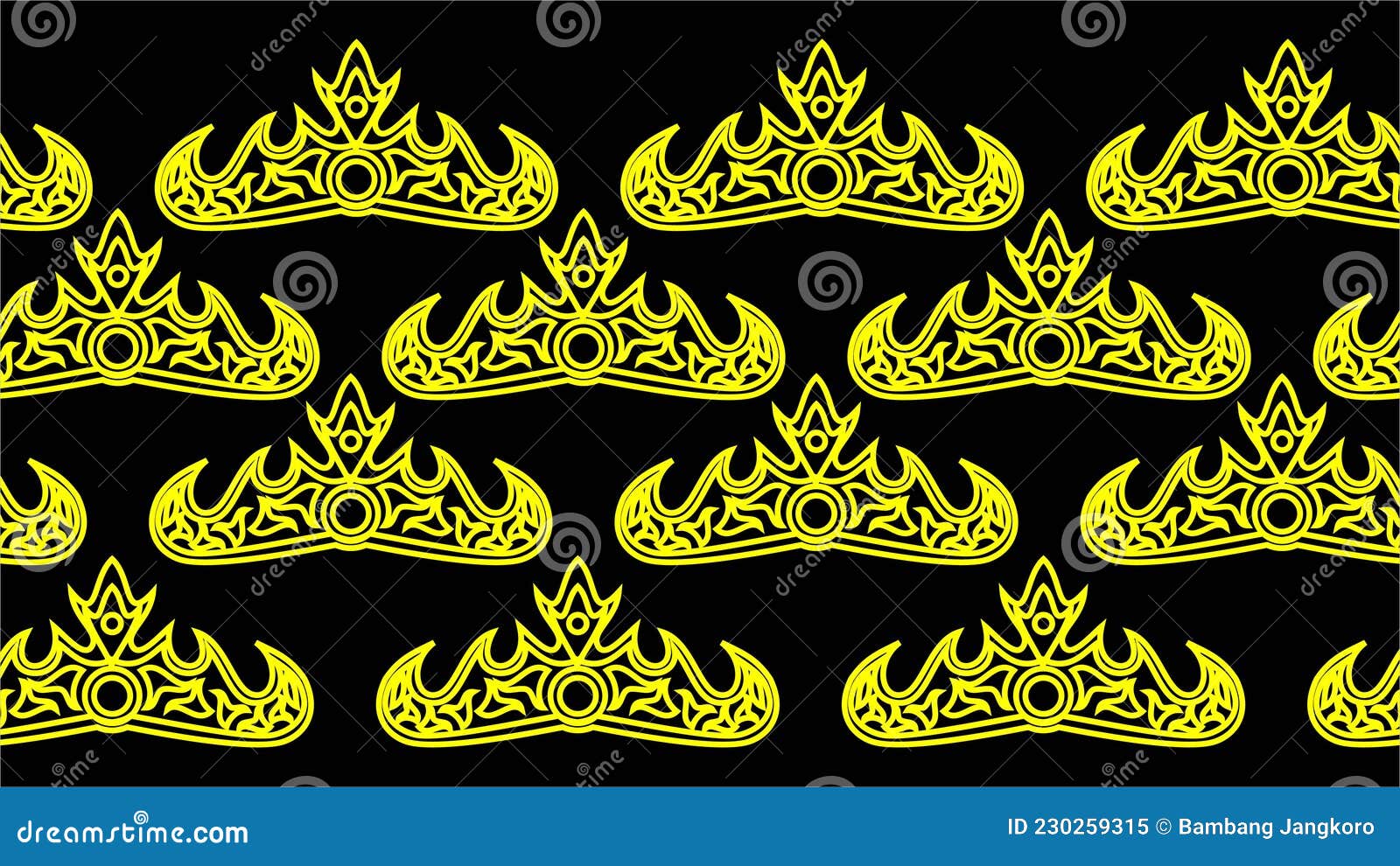 Siger Lampung vector stock vector. Illustration of poster - 230259315