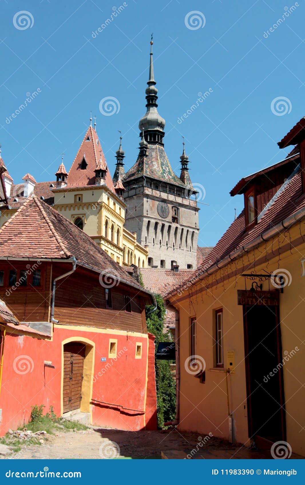 Sighisoara stock photo. Image of sighisoara, city, carpates - 11983390