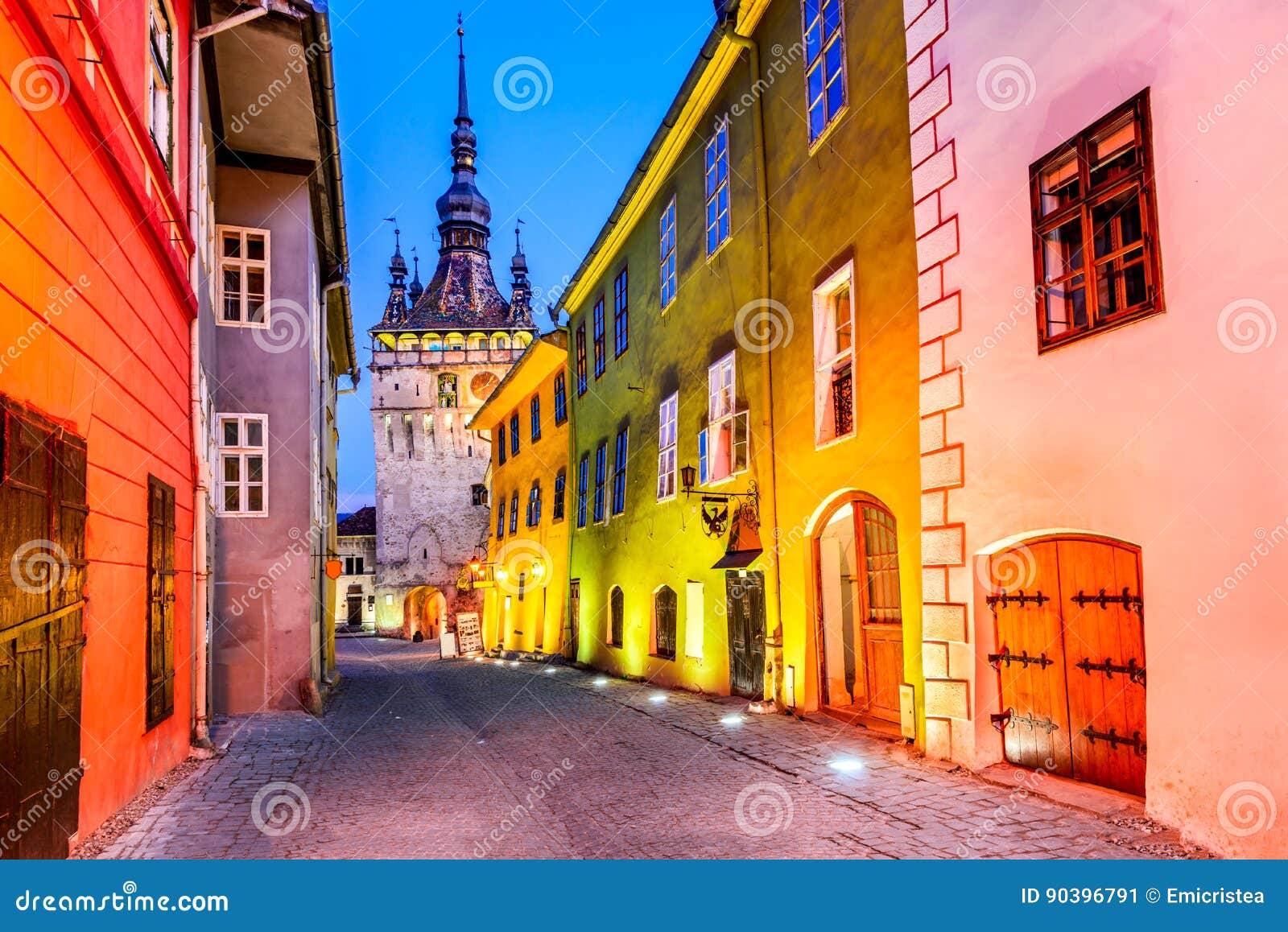 Sighisoara - Transilvania, Rumania Foto editorial - Imagen de ...