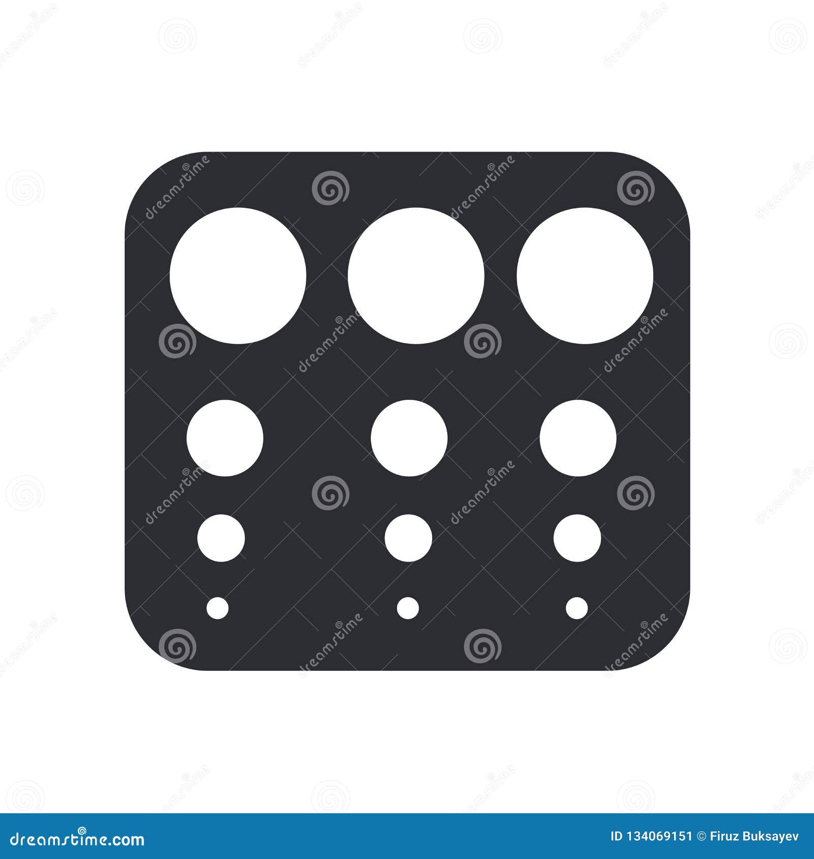 Sight Check Table Icon Vector Sign and Symbol Isolated on White ...