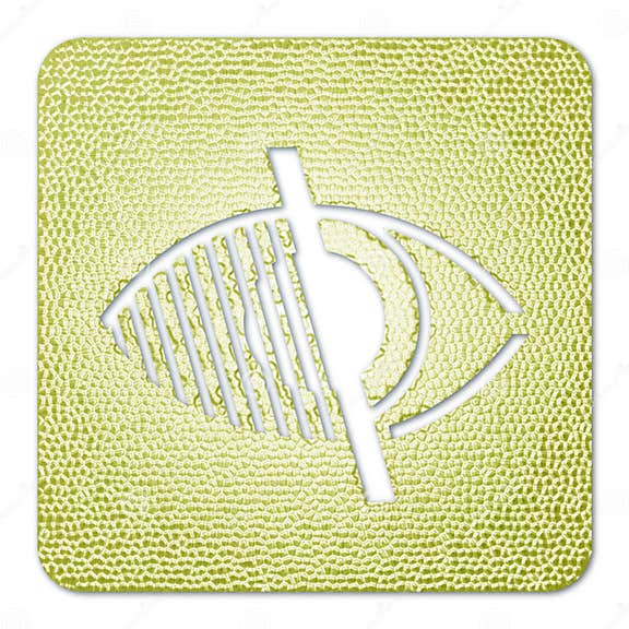 Sight impaired sign stock illustration. Illustration of colorful - 16801431