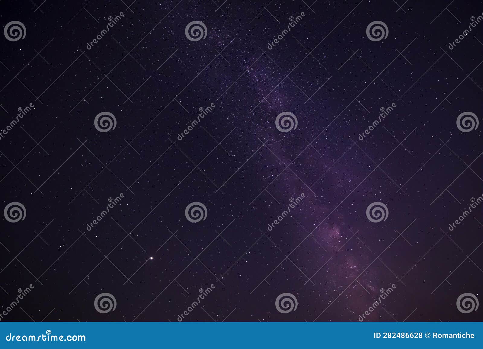 Sight of Milky Way Galaxy in Night Sky Stock Photo - Image of cosmos ...