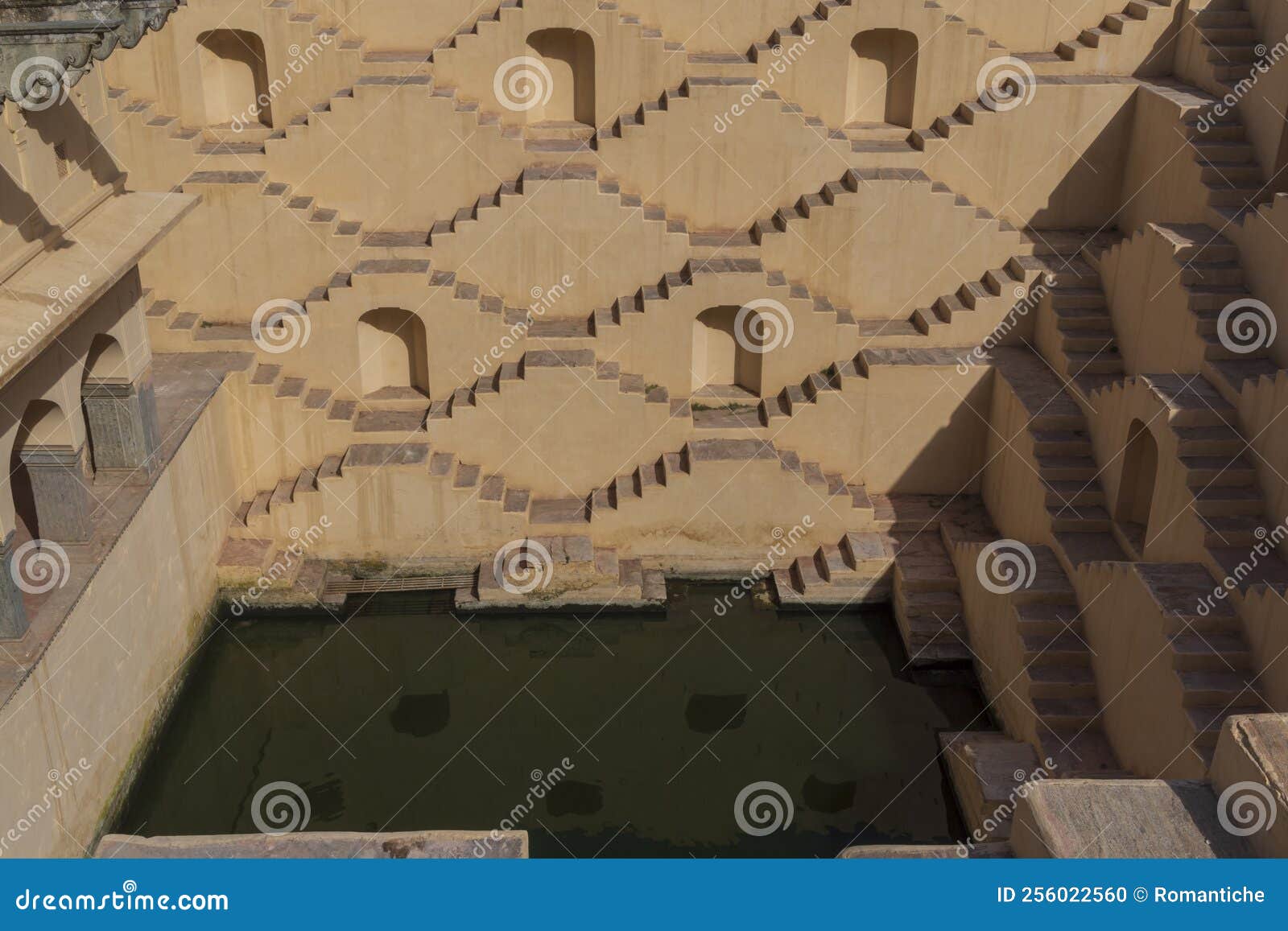 Sight of Old Stepwell in Amer City Stock Photo - Image of asia ...