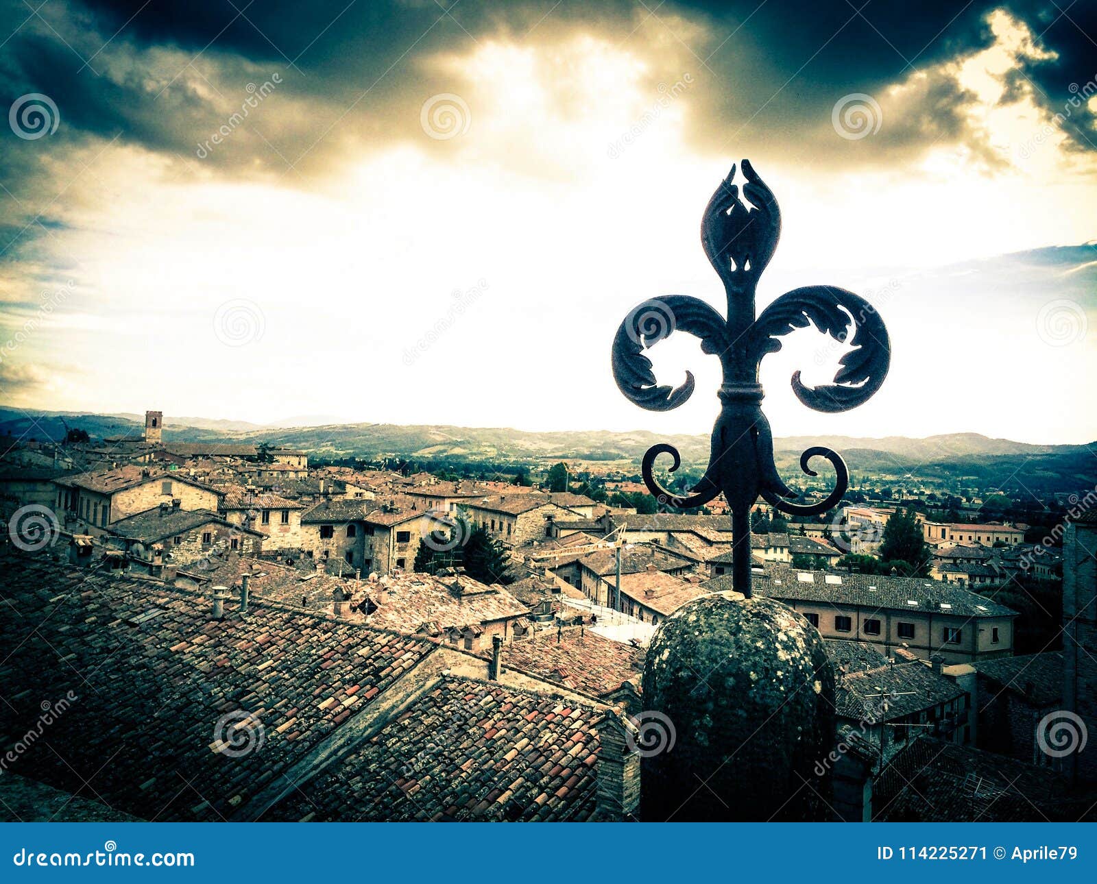 View from pilgrim road stock image. Image of building - 114225271