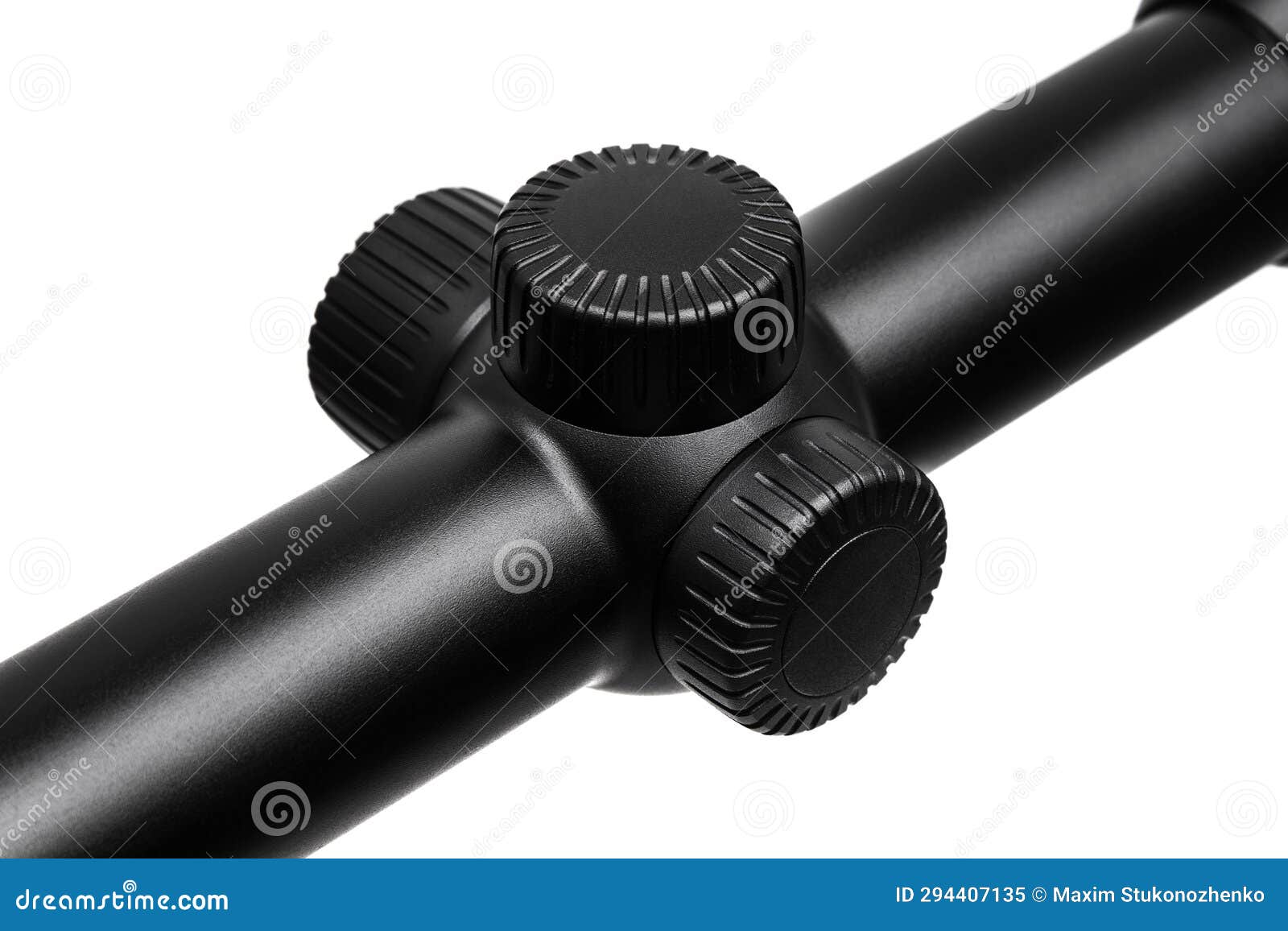 Sight Scope Isolated on White Stock Image - Image of weapon ...