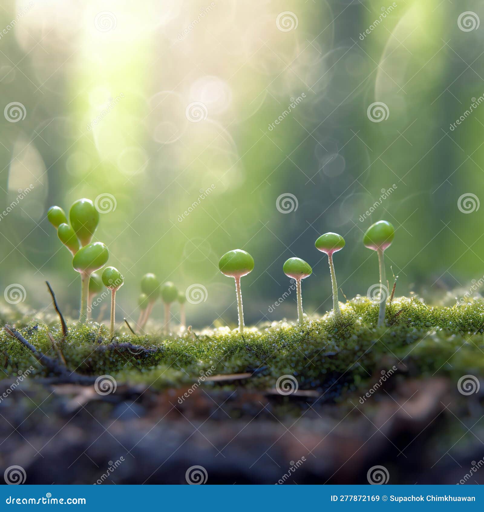 Sprouting Of Tree In Isolated Or White Background Royalty-Free Stock ...