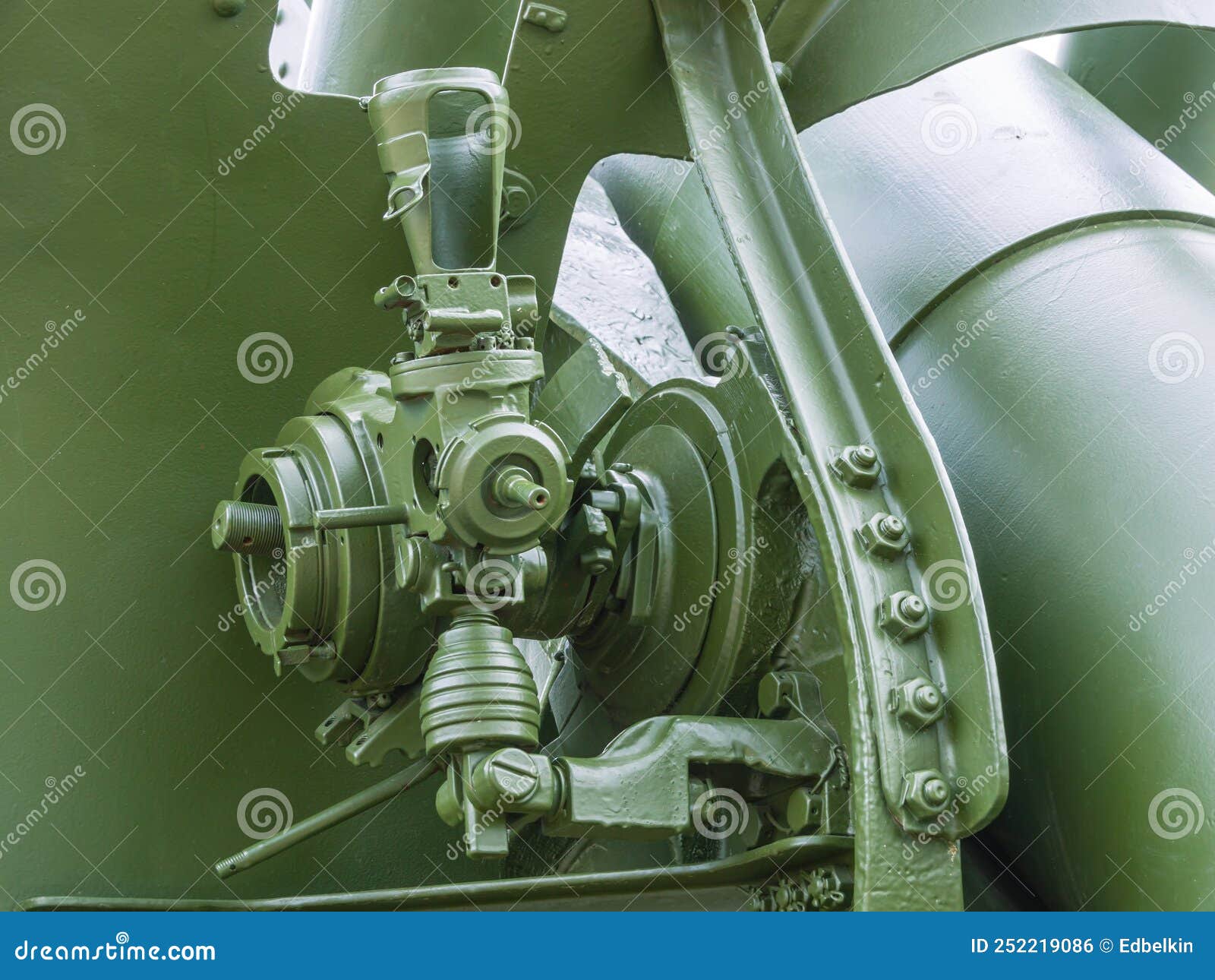 The Sighting Device of the Howitzer Stock Photo - Image of history ...