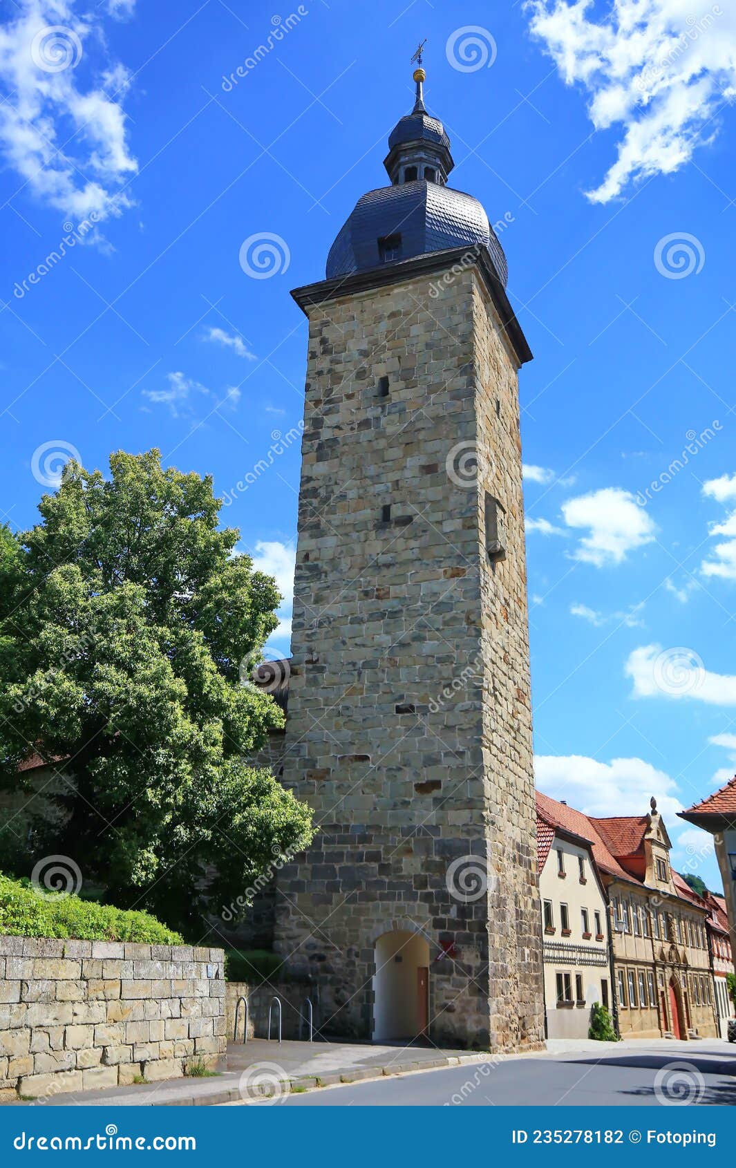 Sights of Zeil am Main stock photo. Image of lower, tower - 235278182