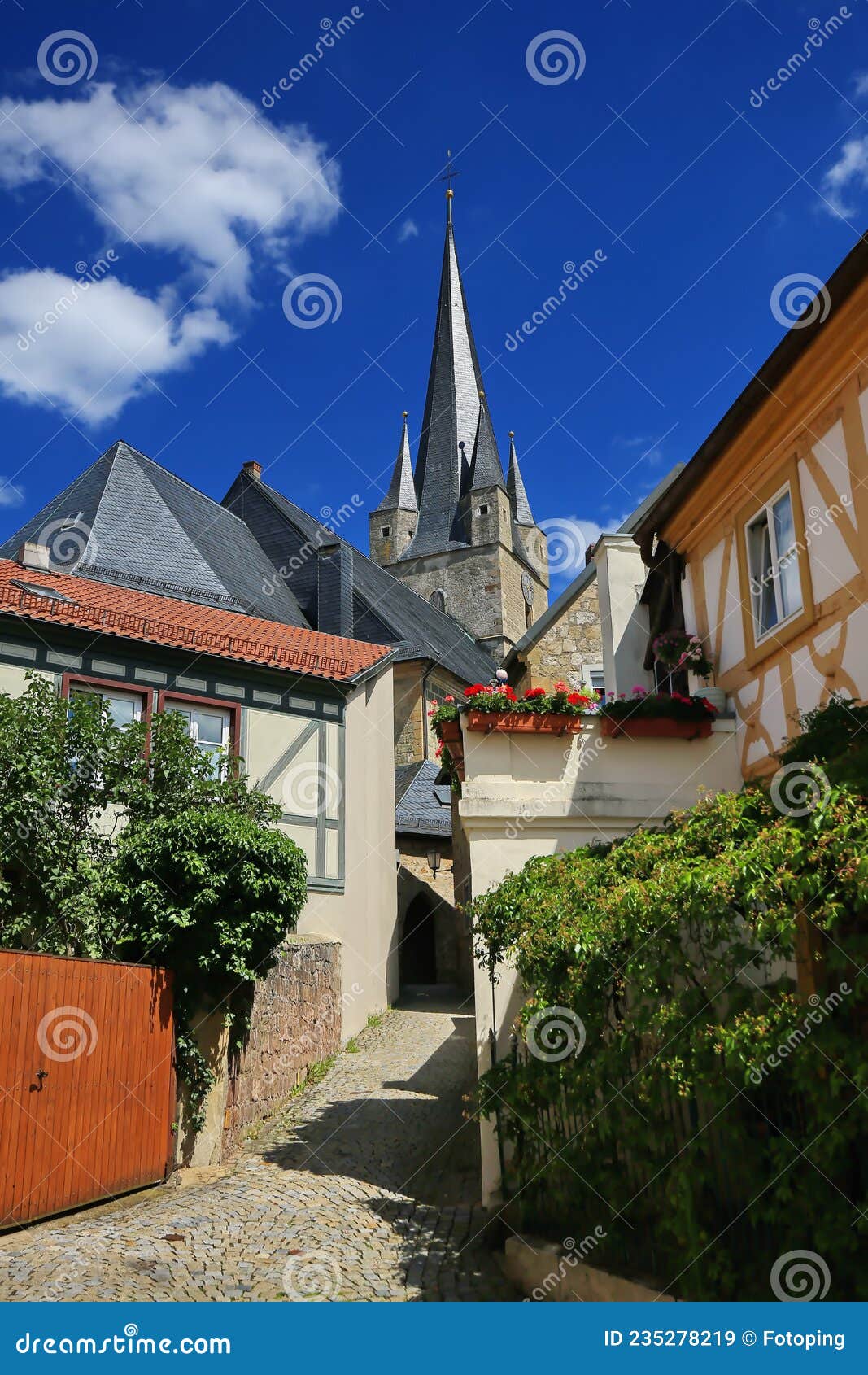 Sights of Zeil am Main stock image. Image of destination - 235278219