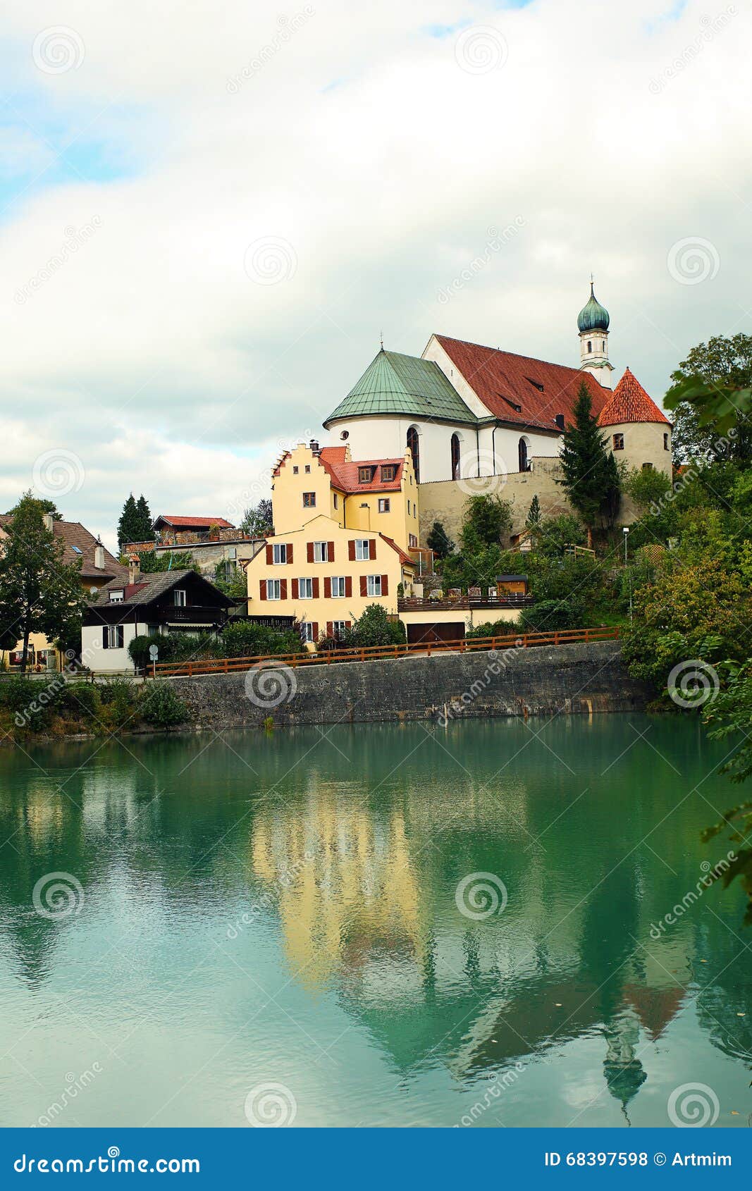 Sightseeing of Bavaria, Germany. Fussen Stock Photo - Image of travel ...