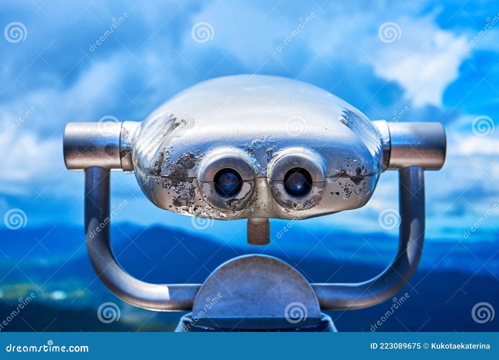 Binoculars, Observation Platform Royalty-Free Stock Image ...