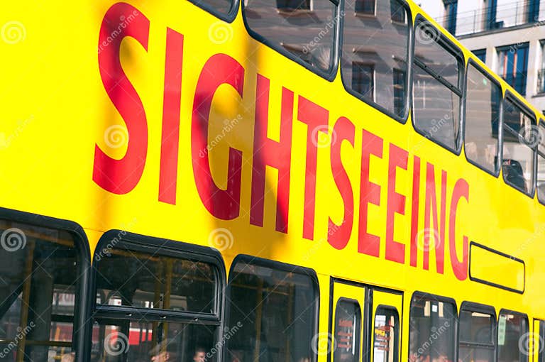 Sightseeing bus stock photo. Image of double, touristic - 16677514