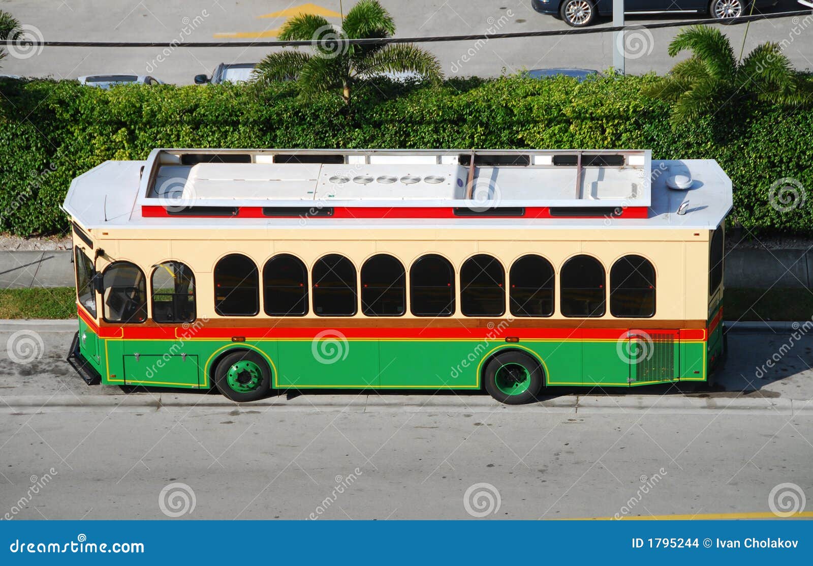 Sightseeing Bus Powered by Biodiesel Stock Photo - Image of transfer ...