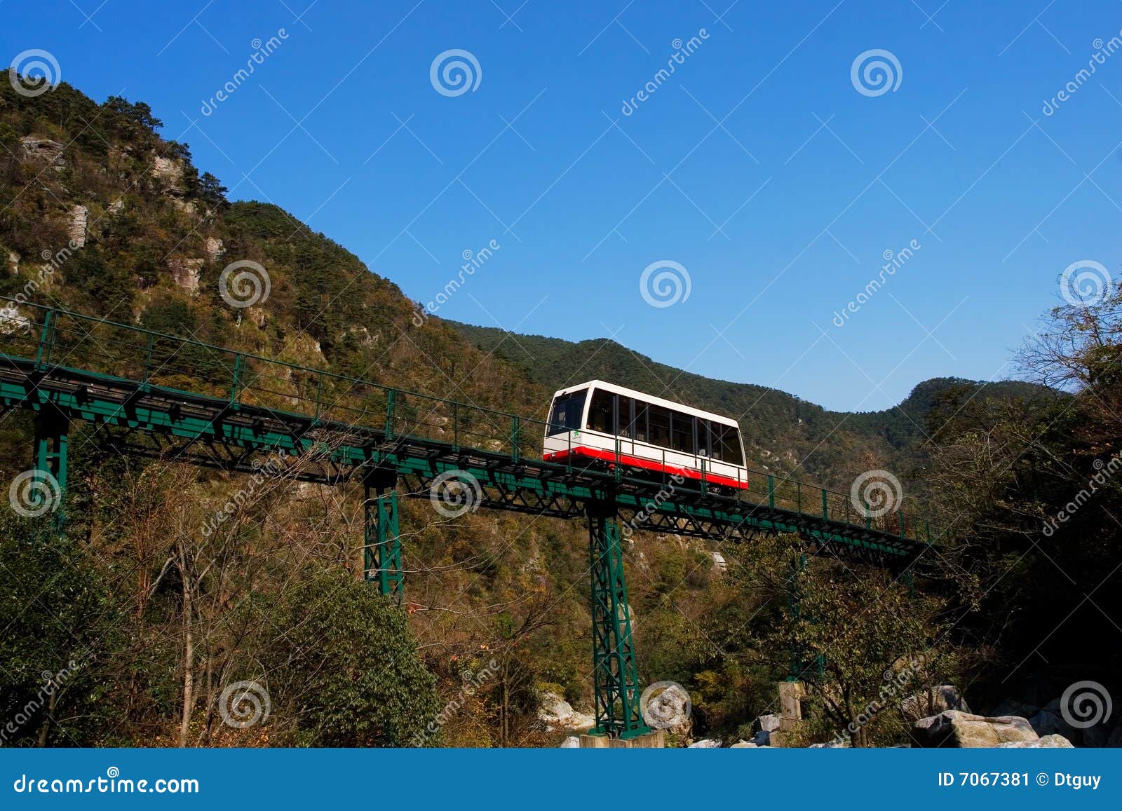 Sightseeing train stock image. Image of natural, background - 7067381