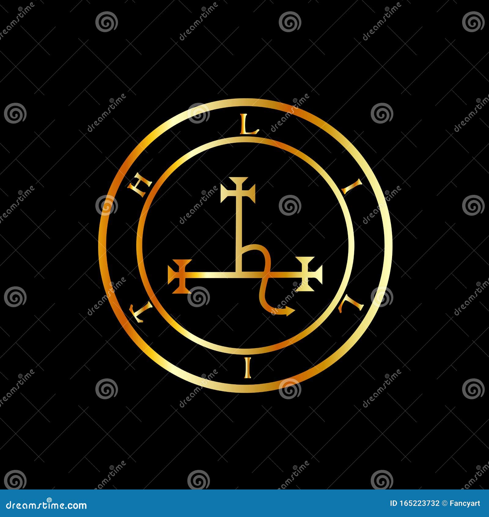 Sigil of Lilith- Female Demon Lilith Symbol in Gold Colors Stock Vector ... Sigil of Lilith- Female Demon Lilith Symbol in Gold Colors Stock Vector ...