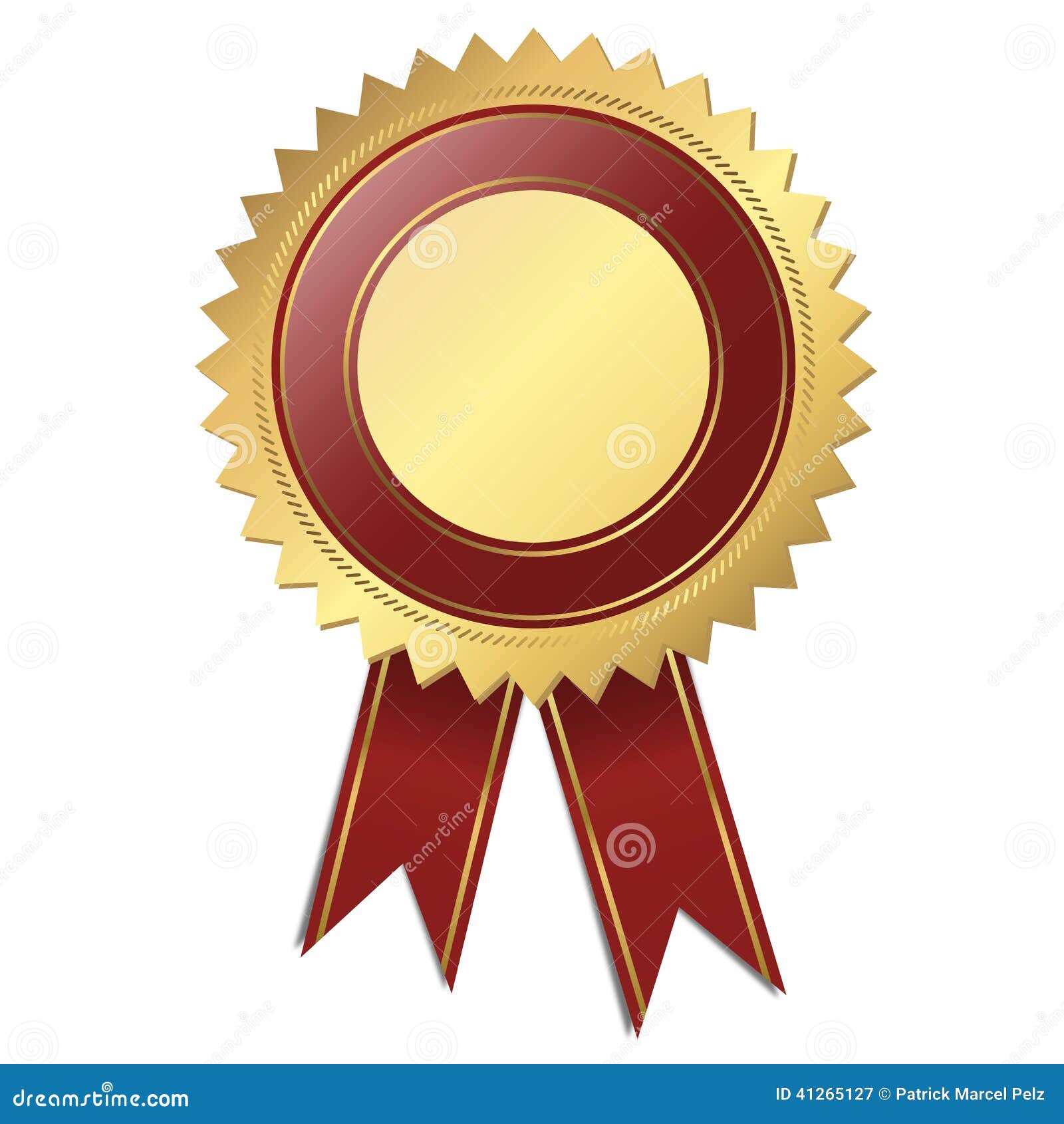 Sigillo Di Qualità Del Modello - Rosso Illustrazione Vettoriale ...