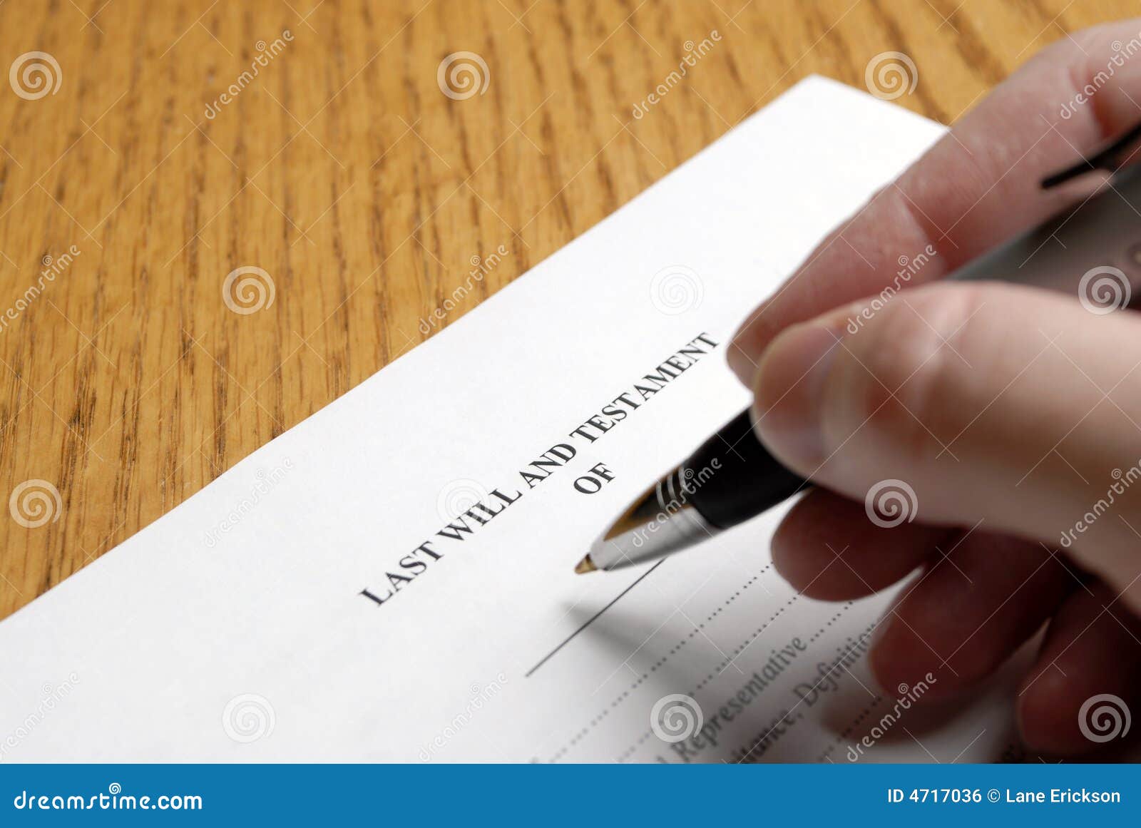 Siging Will stock photo. Image of giving, gift, last, benefit - 4717036