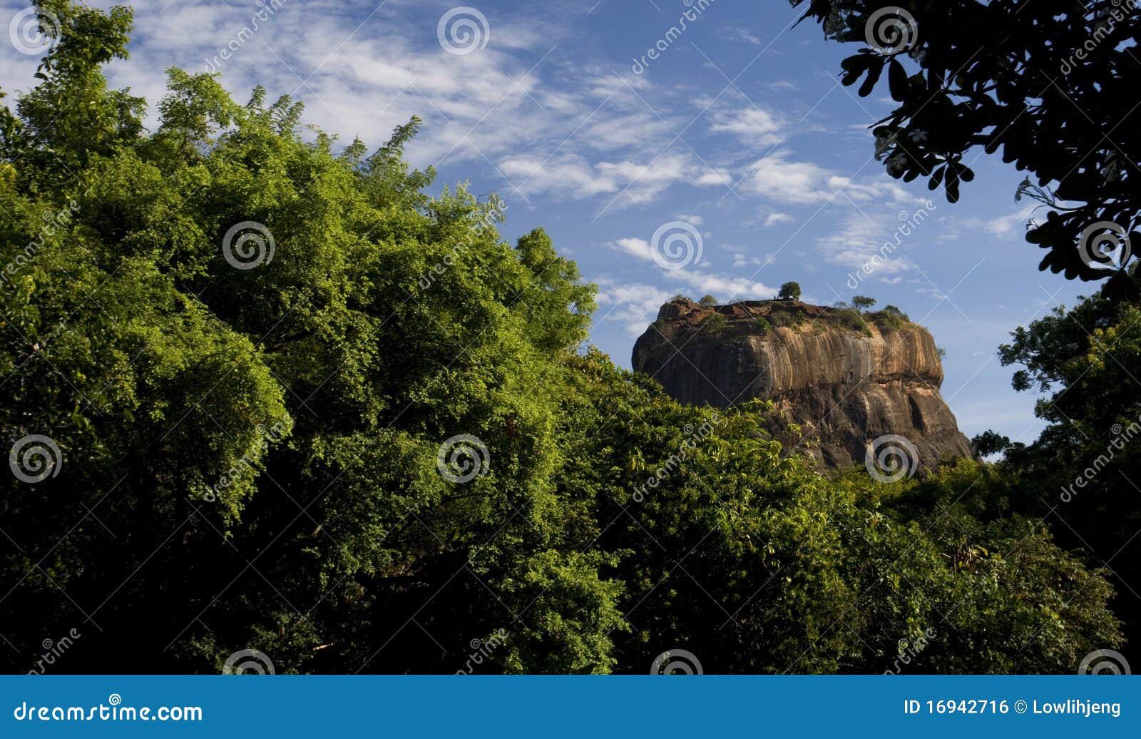Sigiriya Rock, Sri Lanka stock photo. Image of ceylon - 16942716
