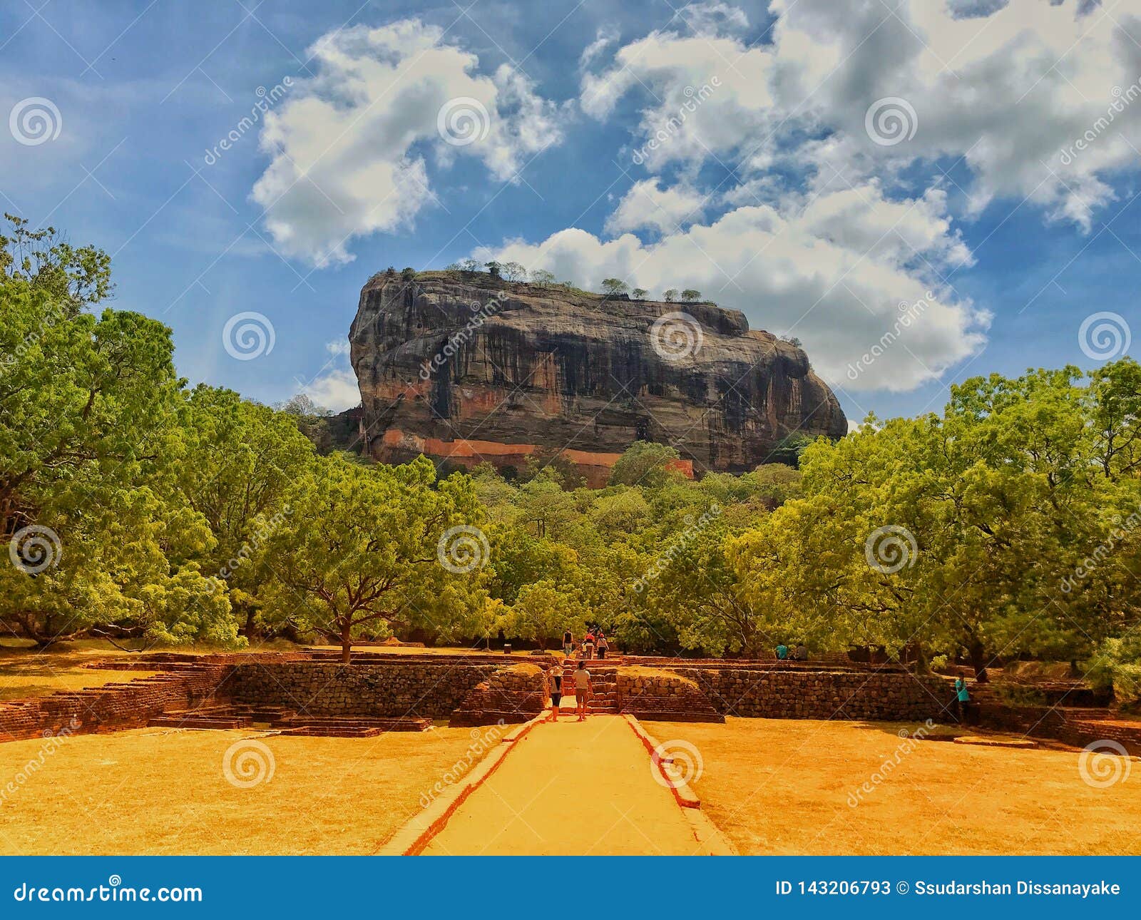 Sigiriya stock image. Image of ancient, heritage, rock - 143206793