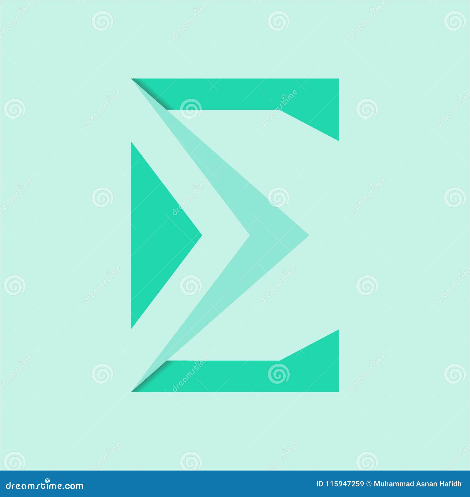 Sigma Letter Outline Icon Vector Illustration | CartoonDealer.com ...