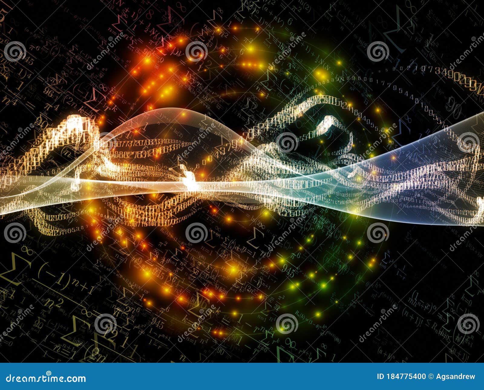 Sigma of Math stock illustration. Illustration of abstract - 184775400