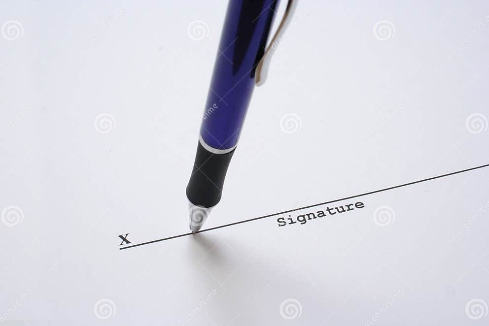 Sign on the X 1 stock image. Image of agreement, blue - 3130077