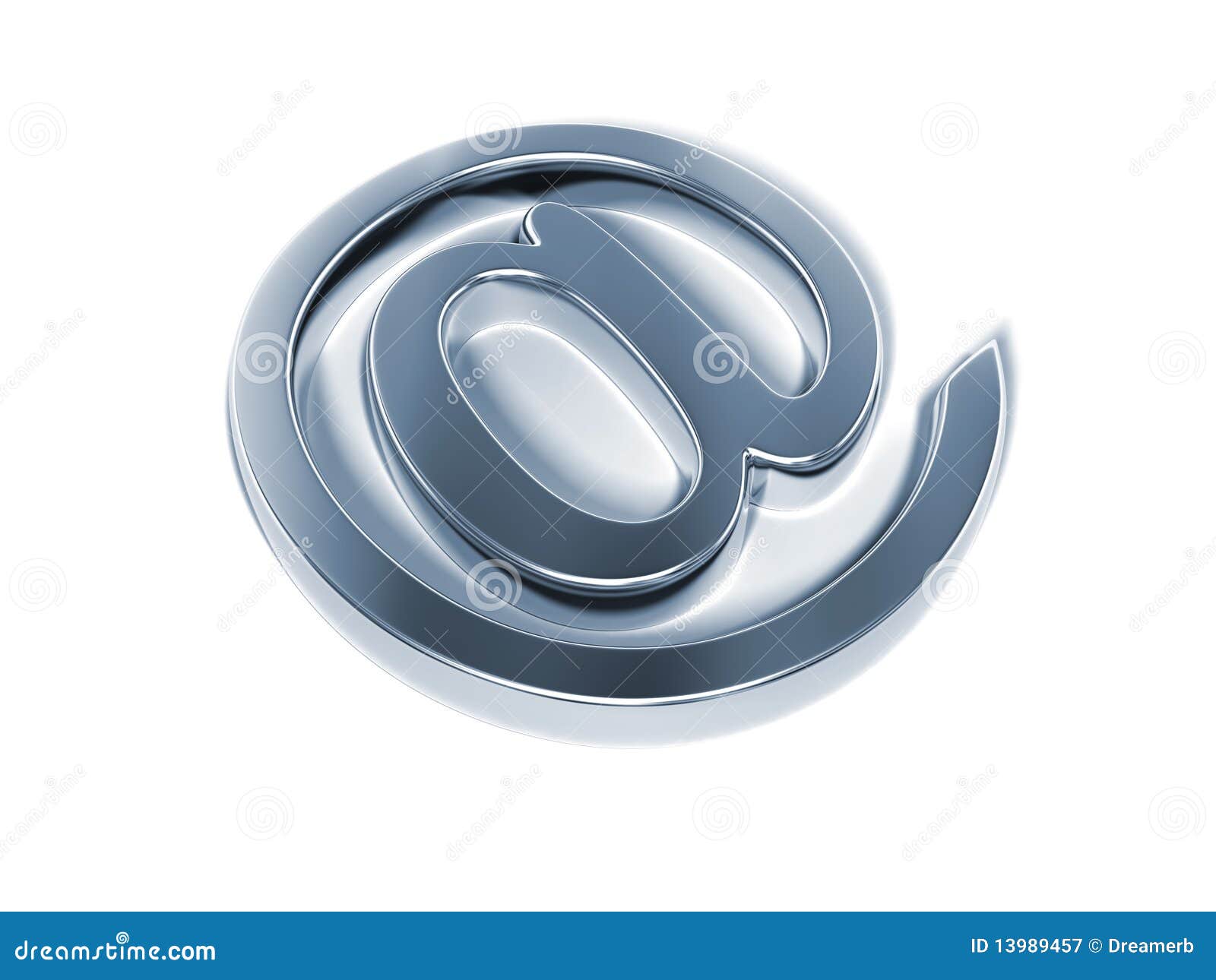 At Sign stock illustration. Illustration of metal, communication - 13989457