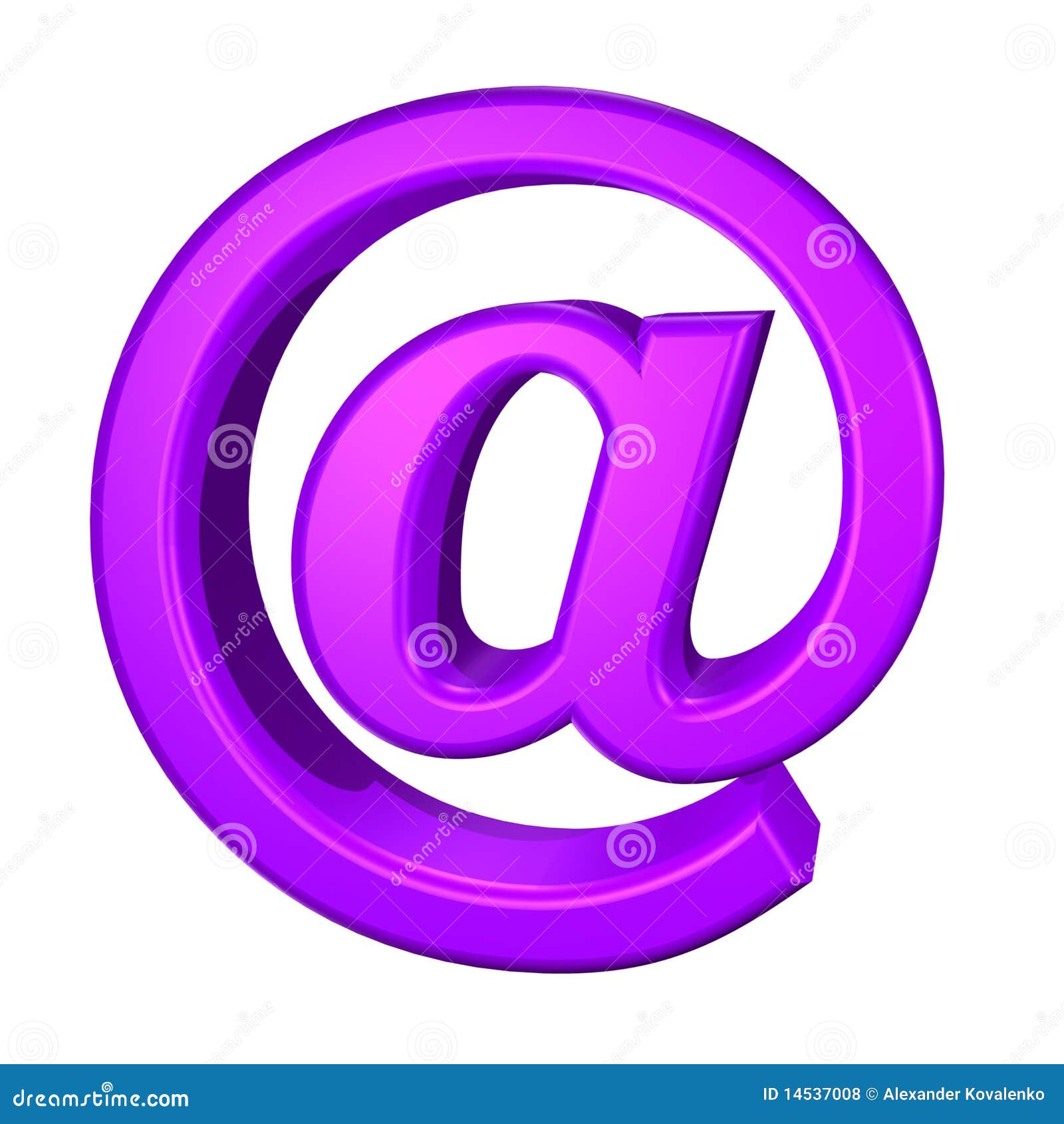 At-sign stock illustration. Illustration of connection - 14537008
