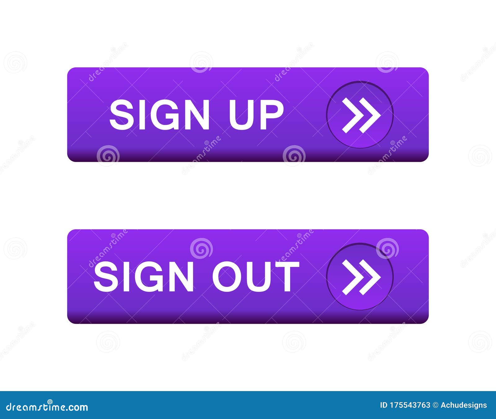 Sign up sign out button stock vector. Illustration of arrow - 175543763